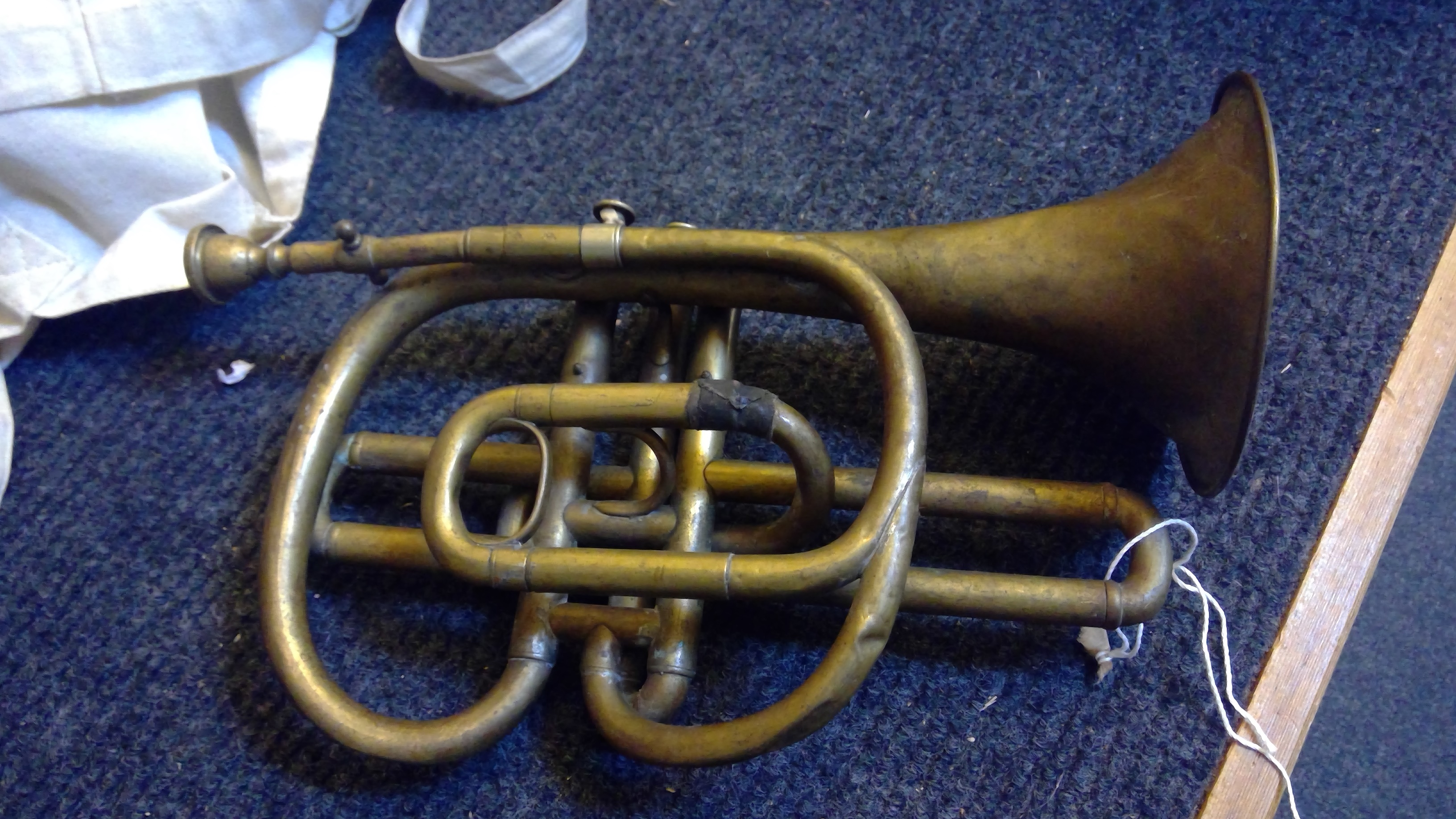 Lot 206 - A collection of 'trumpet family' instruments,