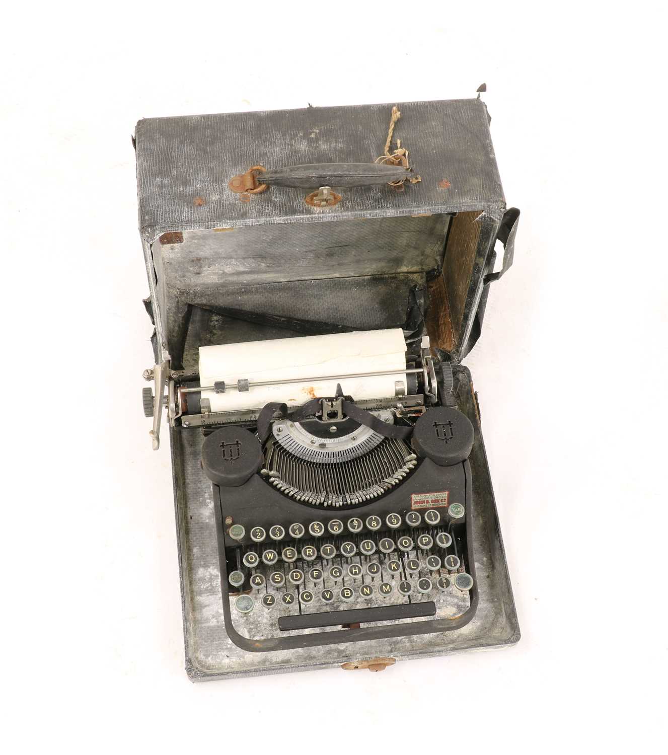 Lot 153 - Eight old typewriters,