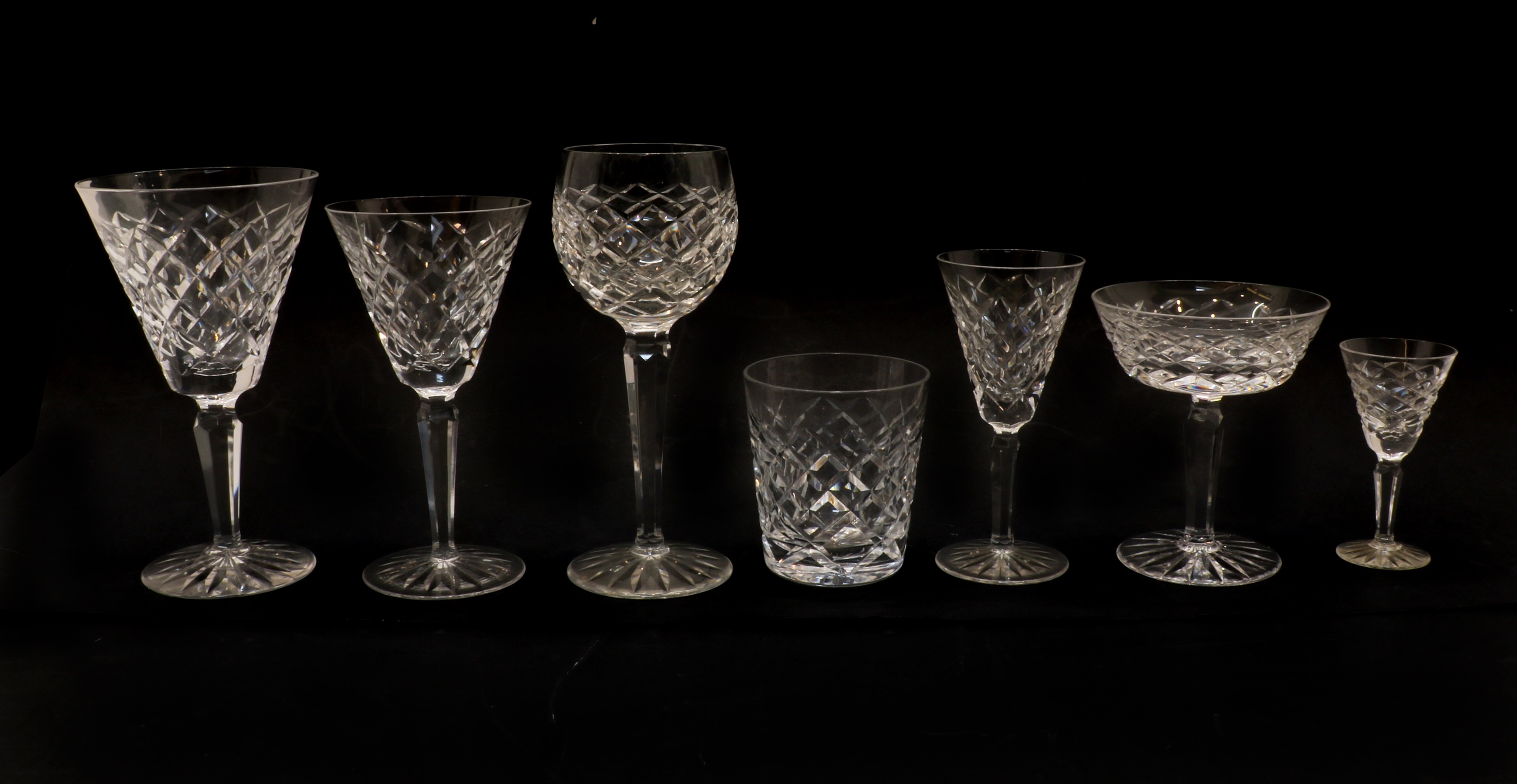 Lot 232 - A Waterford Crystal glass ‘Tyrone’ pattern