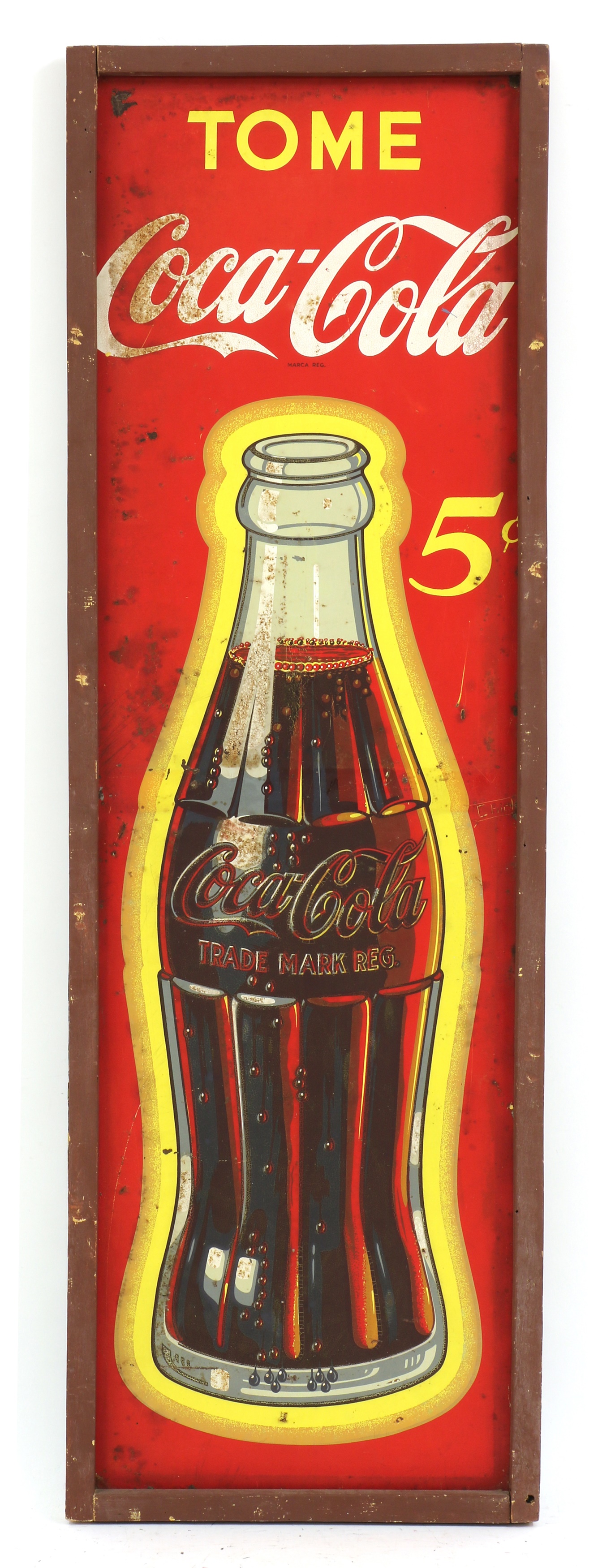 Lot 459 - A large Canadian advertising Coca Cola sign,