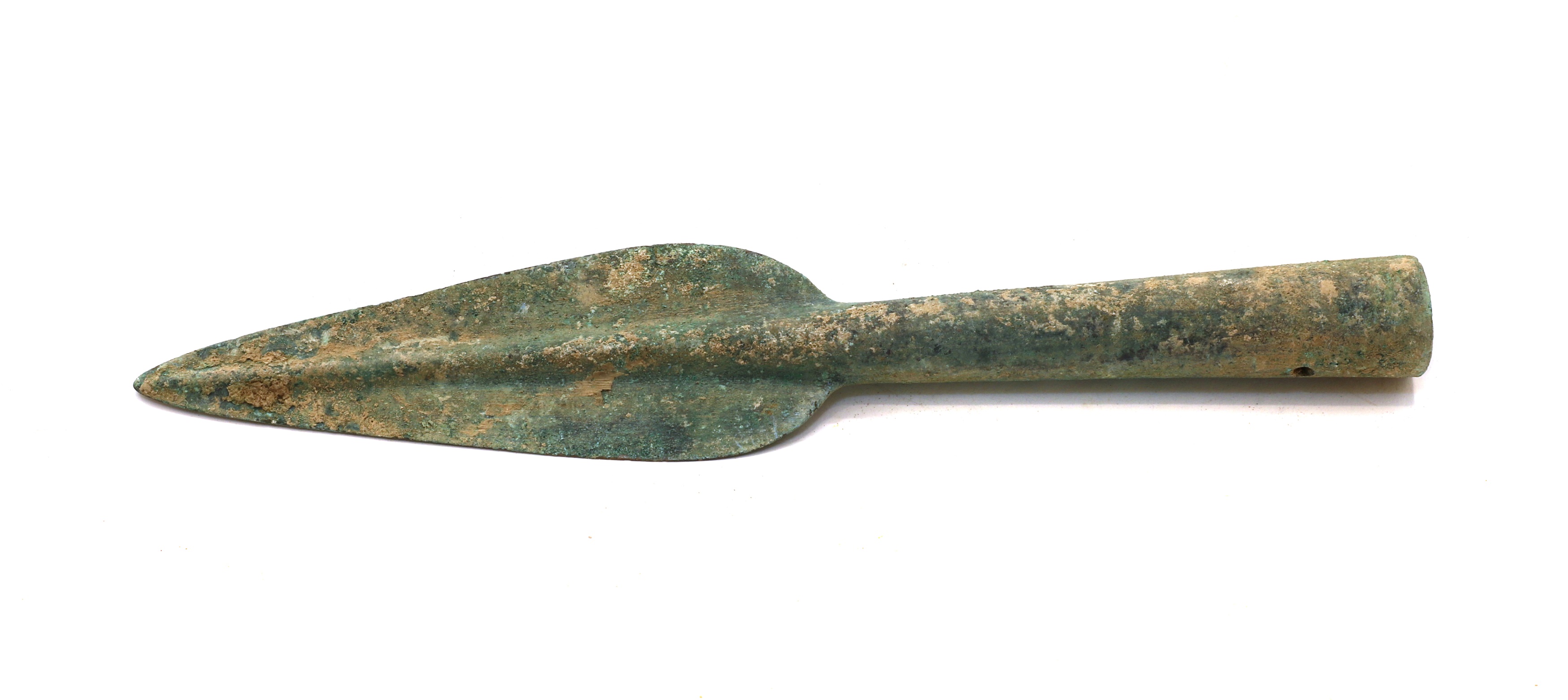 Lot 307 - An ancient Greek socketed bronze spear