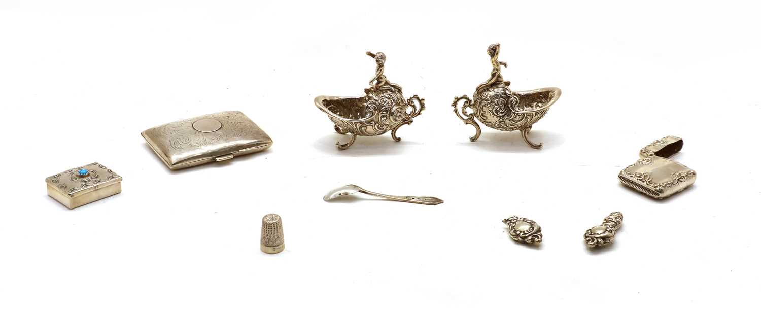 Lot 50 - Small silver items