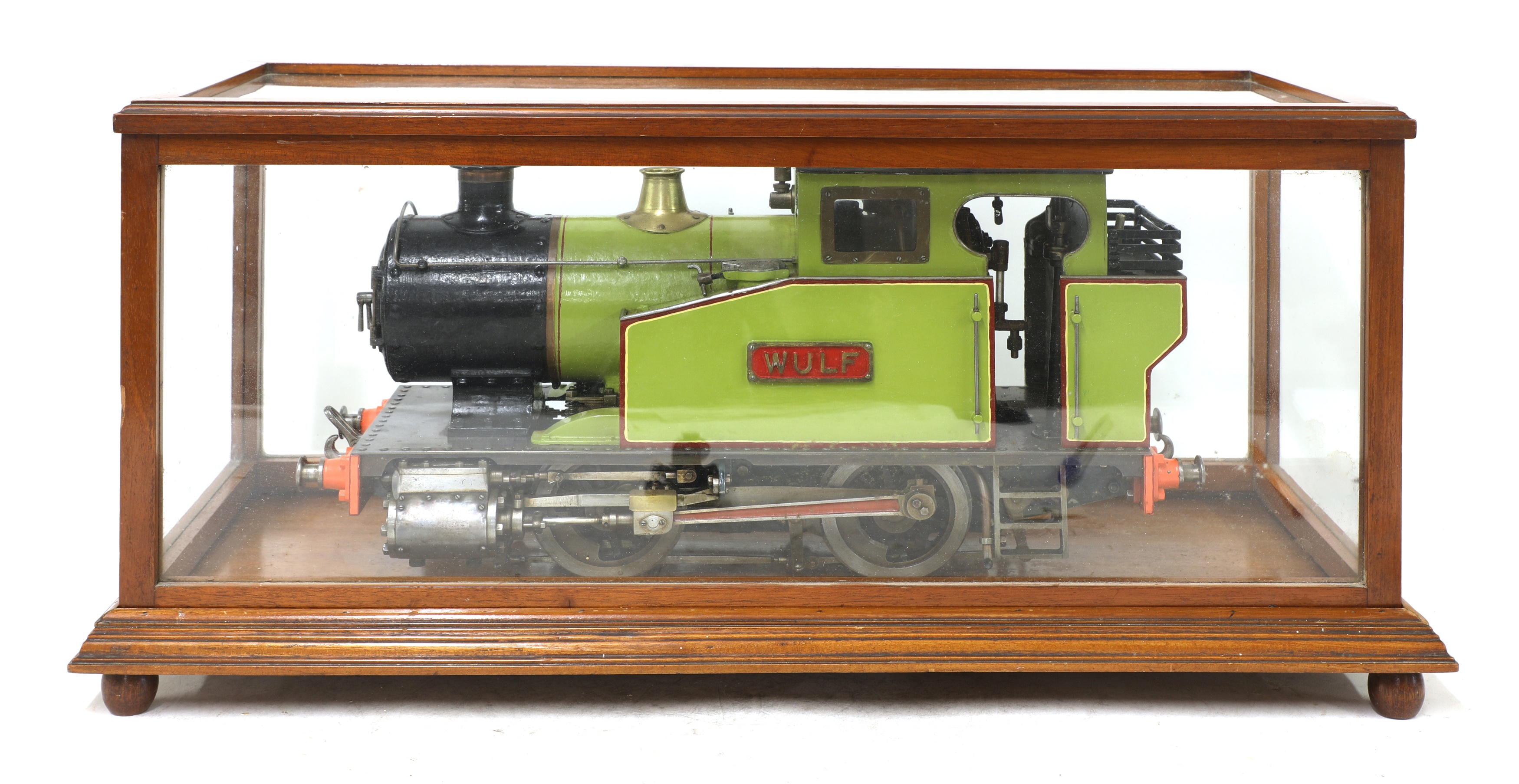 Lot 752 - A 3½in gauge scratch-built live steam tank