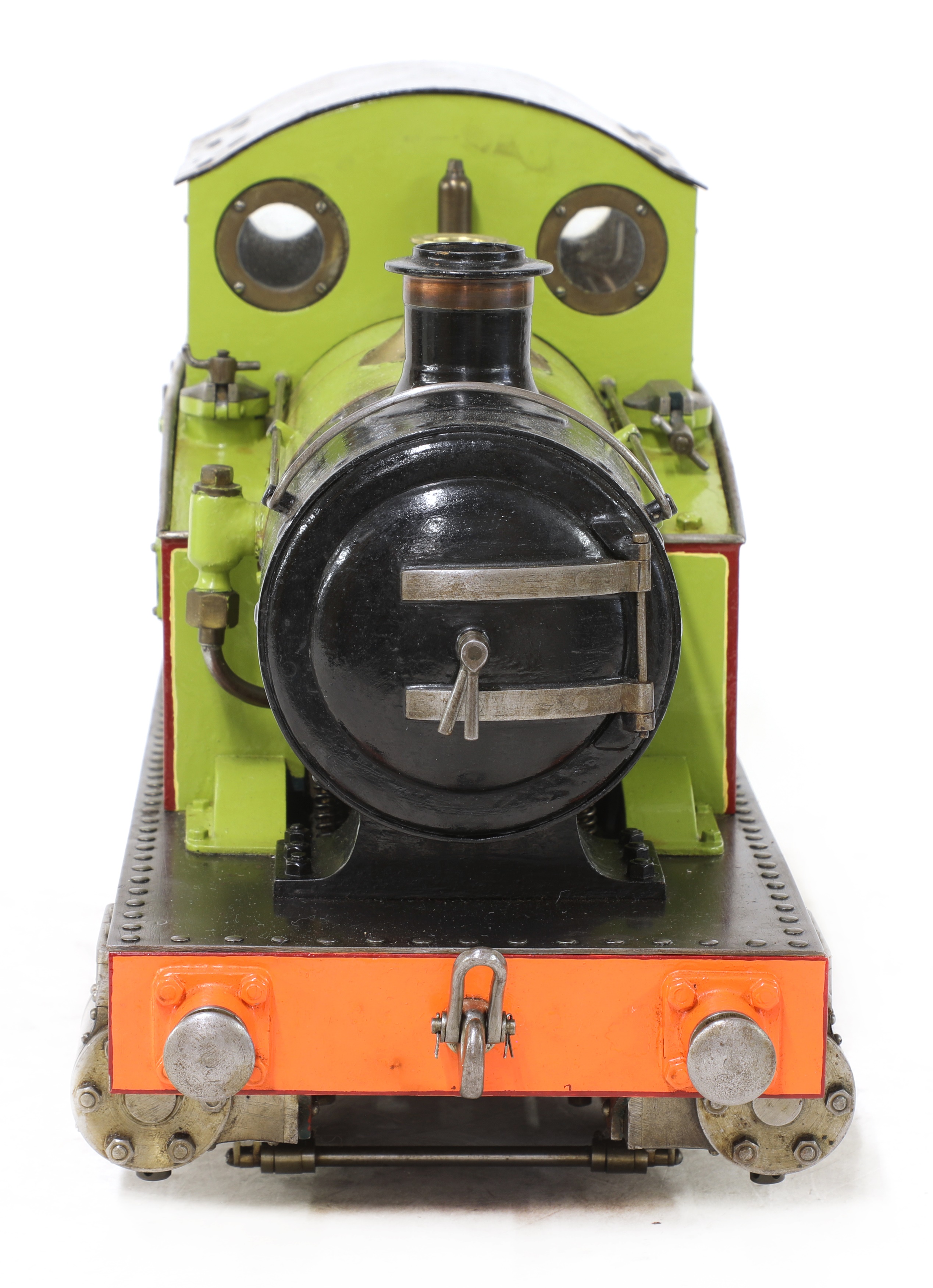 Lot 752 - A 3½in gauge scratch-built live steam tank