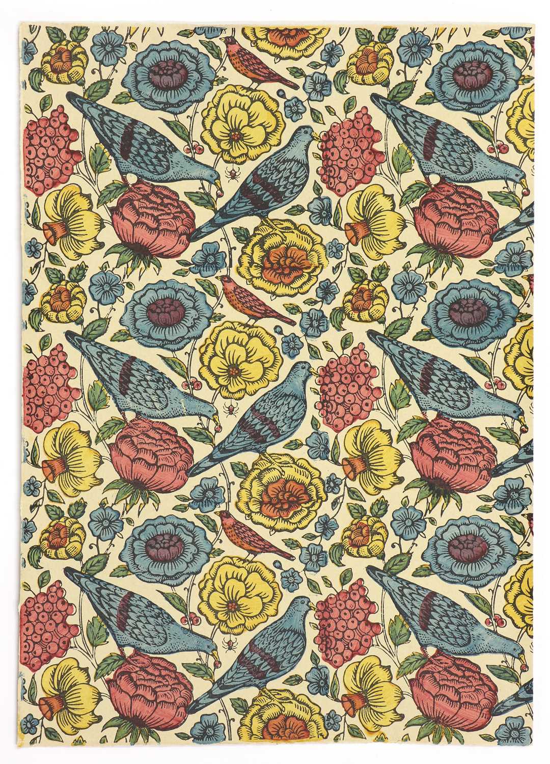 Lot 143 - A set of four Arts and Crafts endpapers,