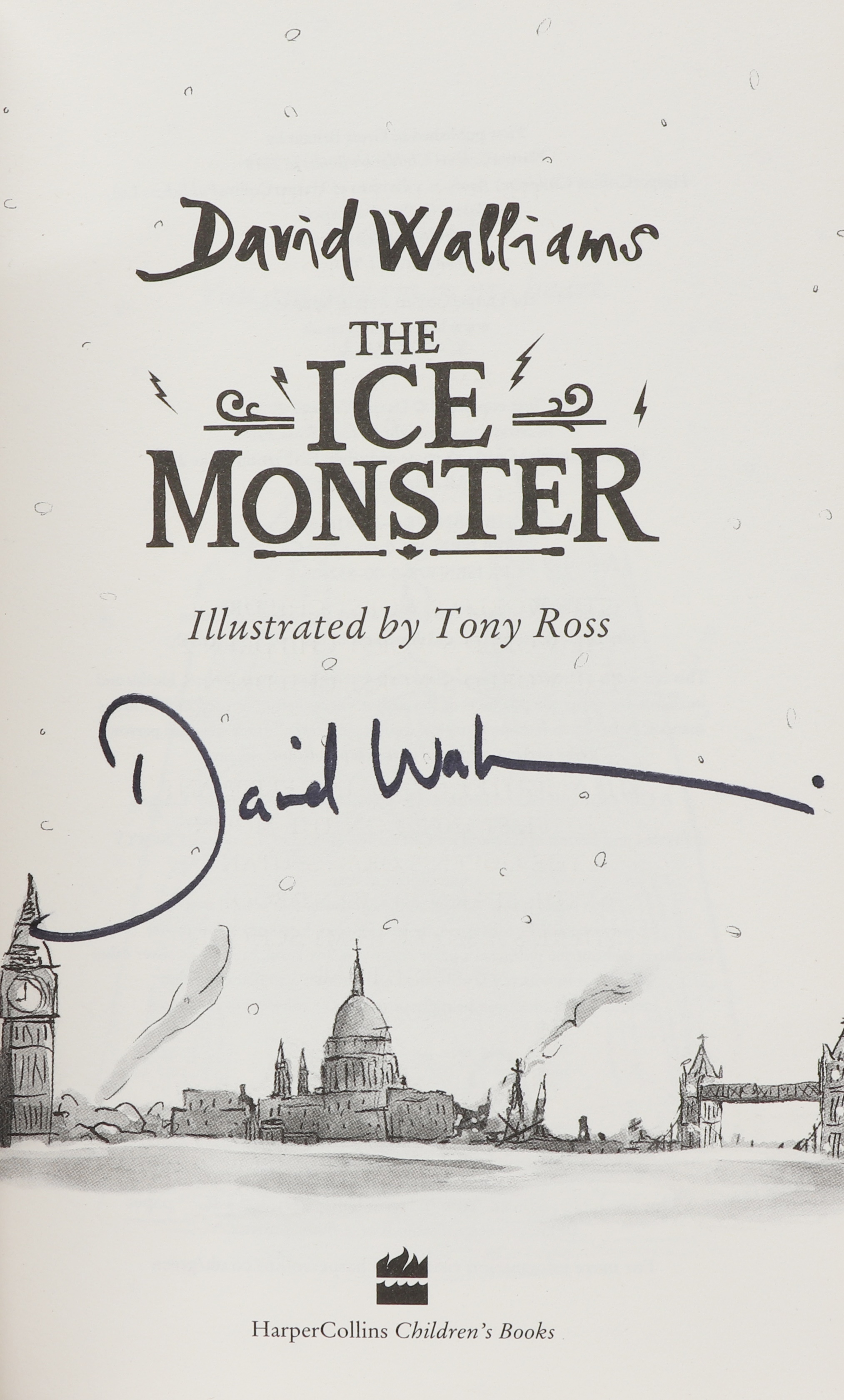 Lot 36 - A collection of ten signed David Walliams
