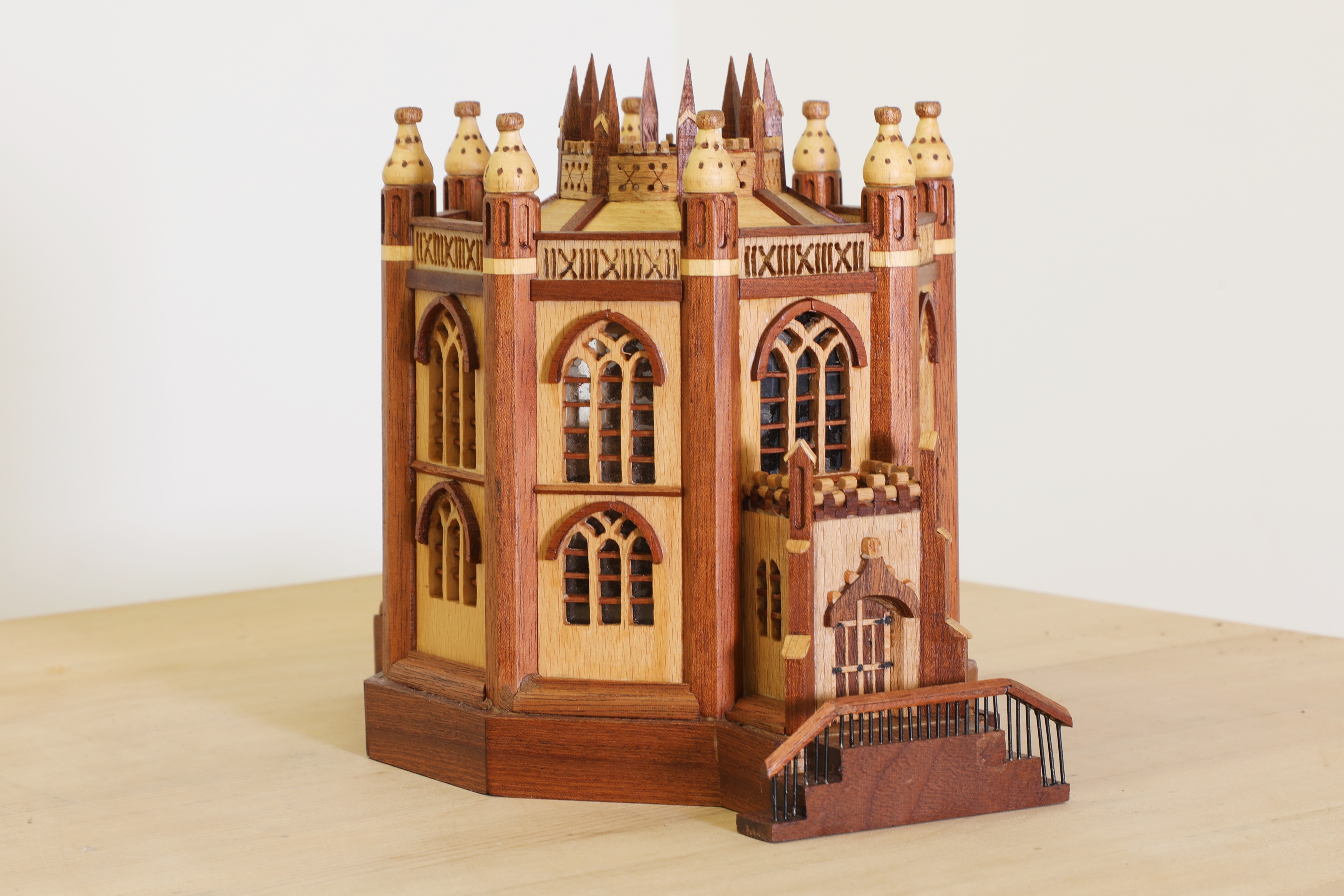 Lot 289 - A wooden model of the Octagon Church,