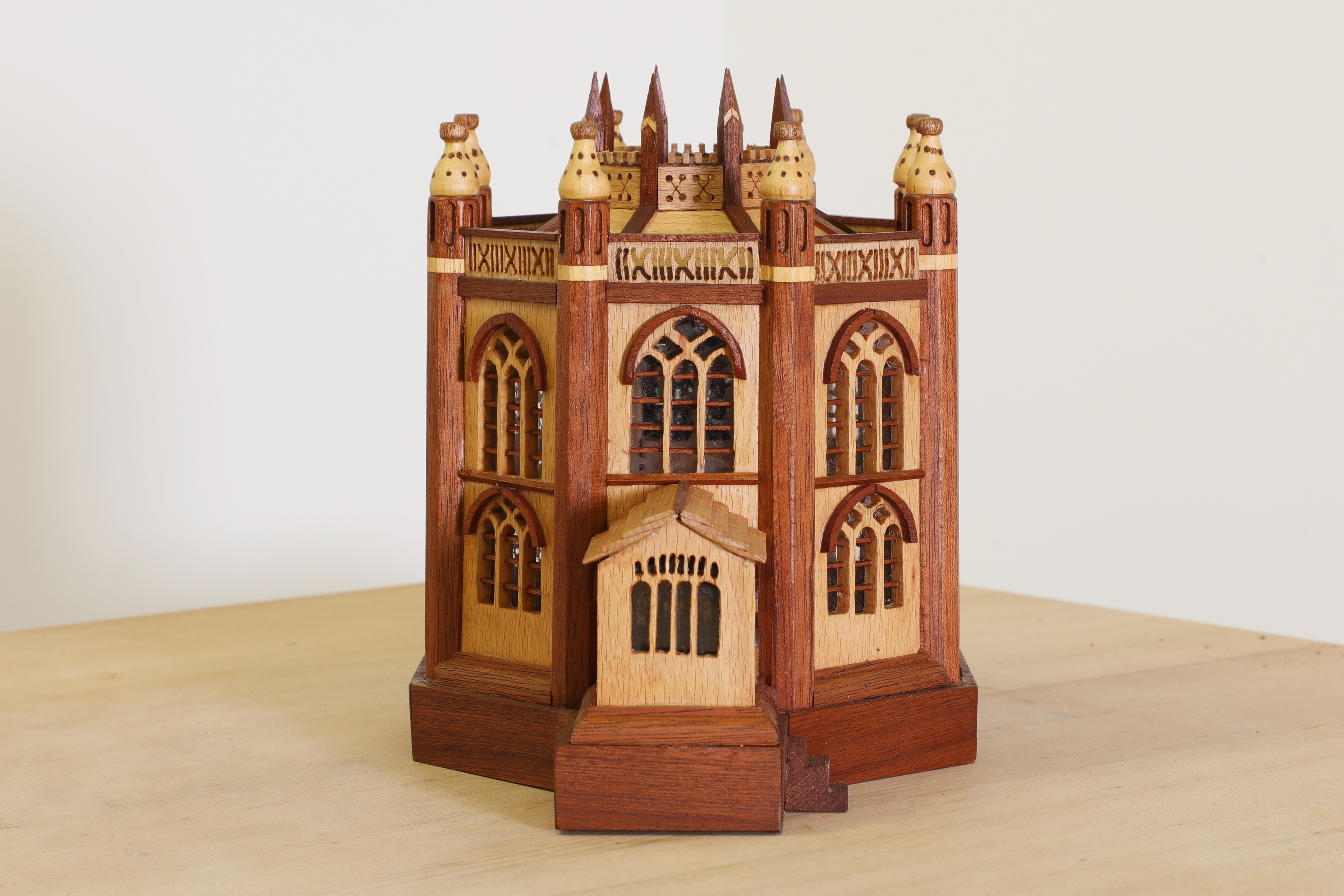 Lot 289 - A wooden model of the Octagon Church,