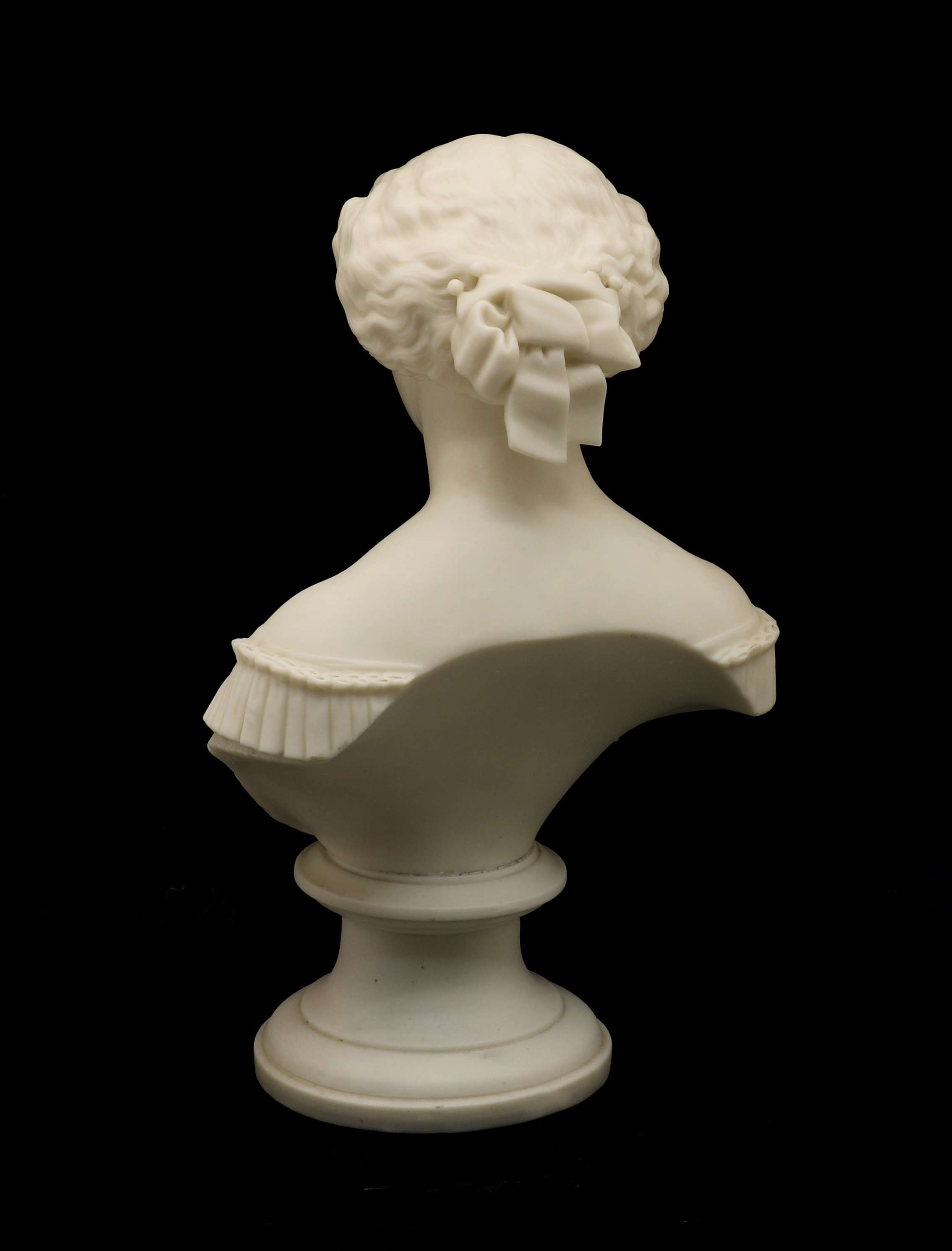 Lot 133 - A Parian ware bust,