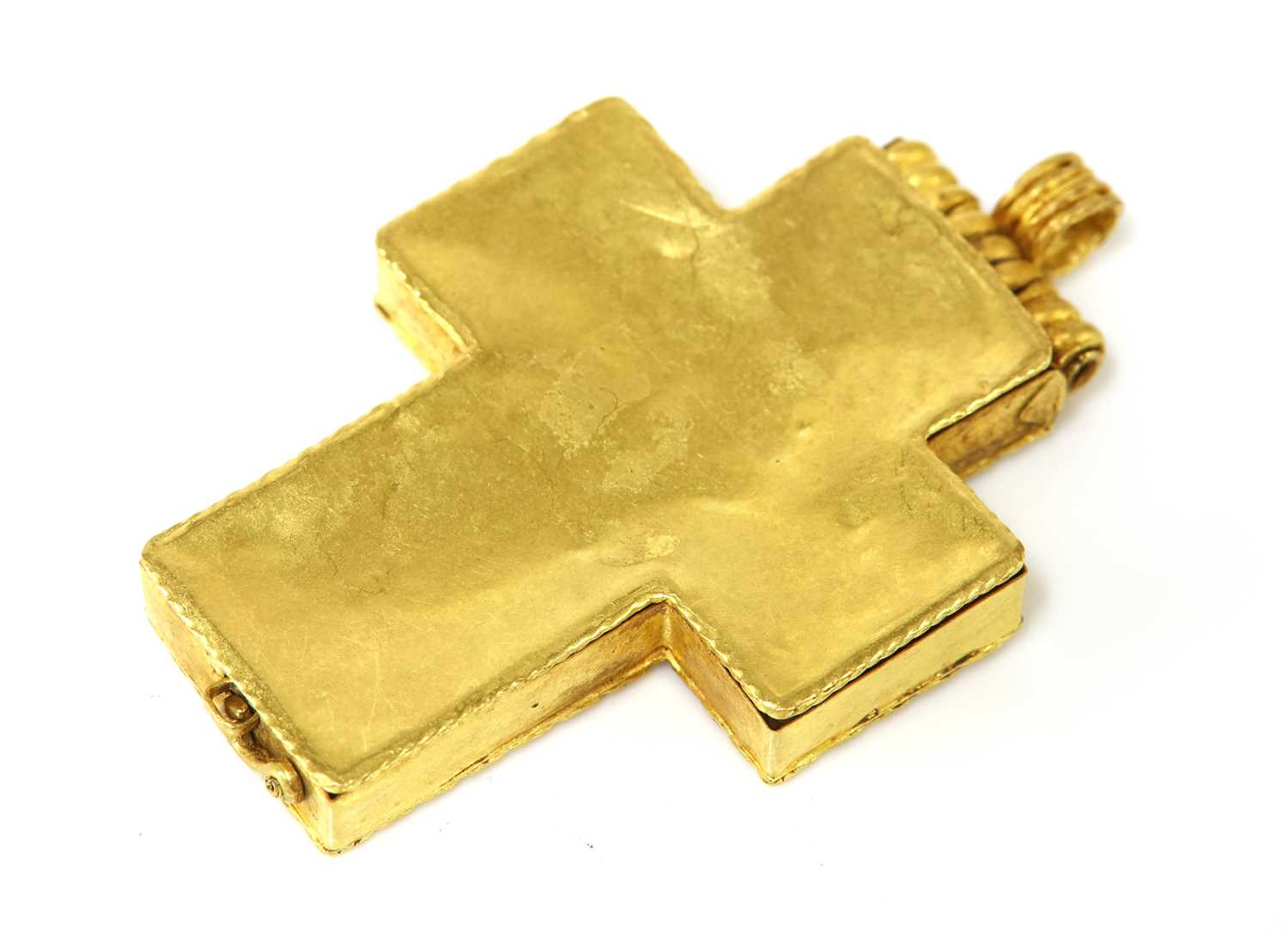 Lot 16 - A high carat gold Byzantine, Latin form