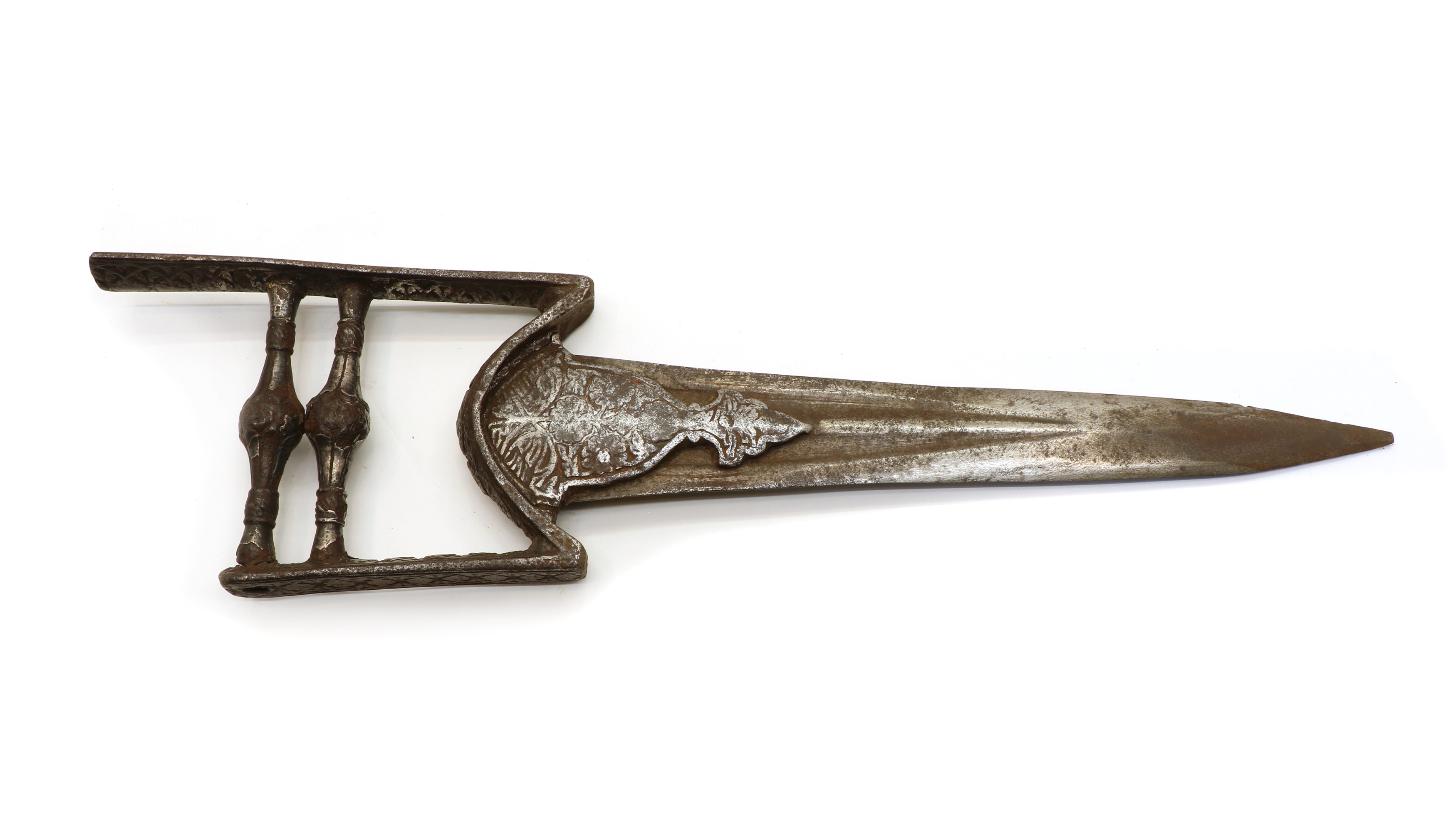 Lot 34 - An Indian Katar push dagger