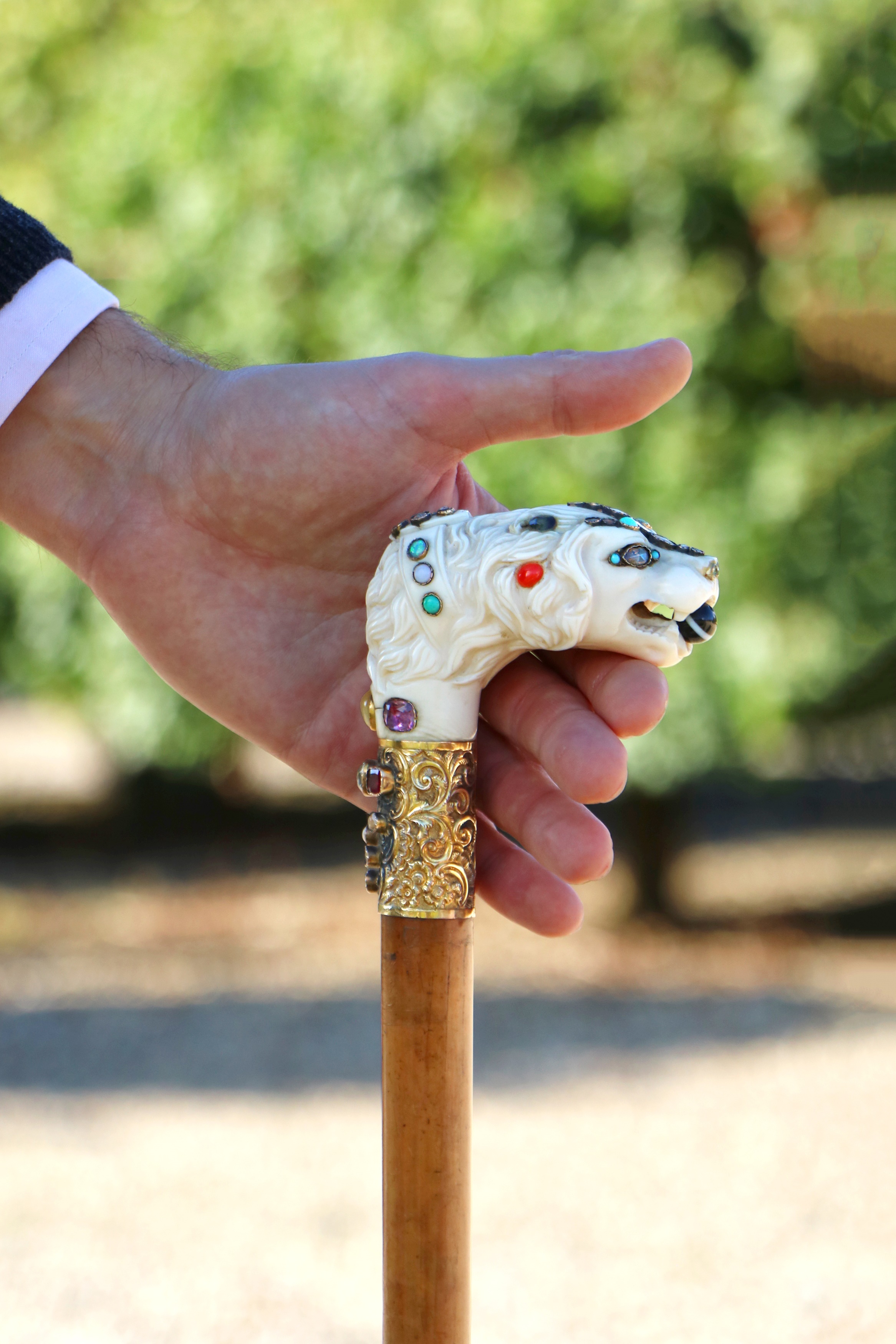 Lot 293 - A walking stick of Napoleon Bonaparte