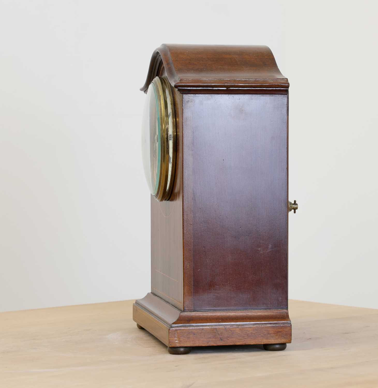 Lot 613 - An Edwardian Eureka electric mantel clock,