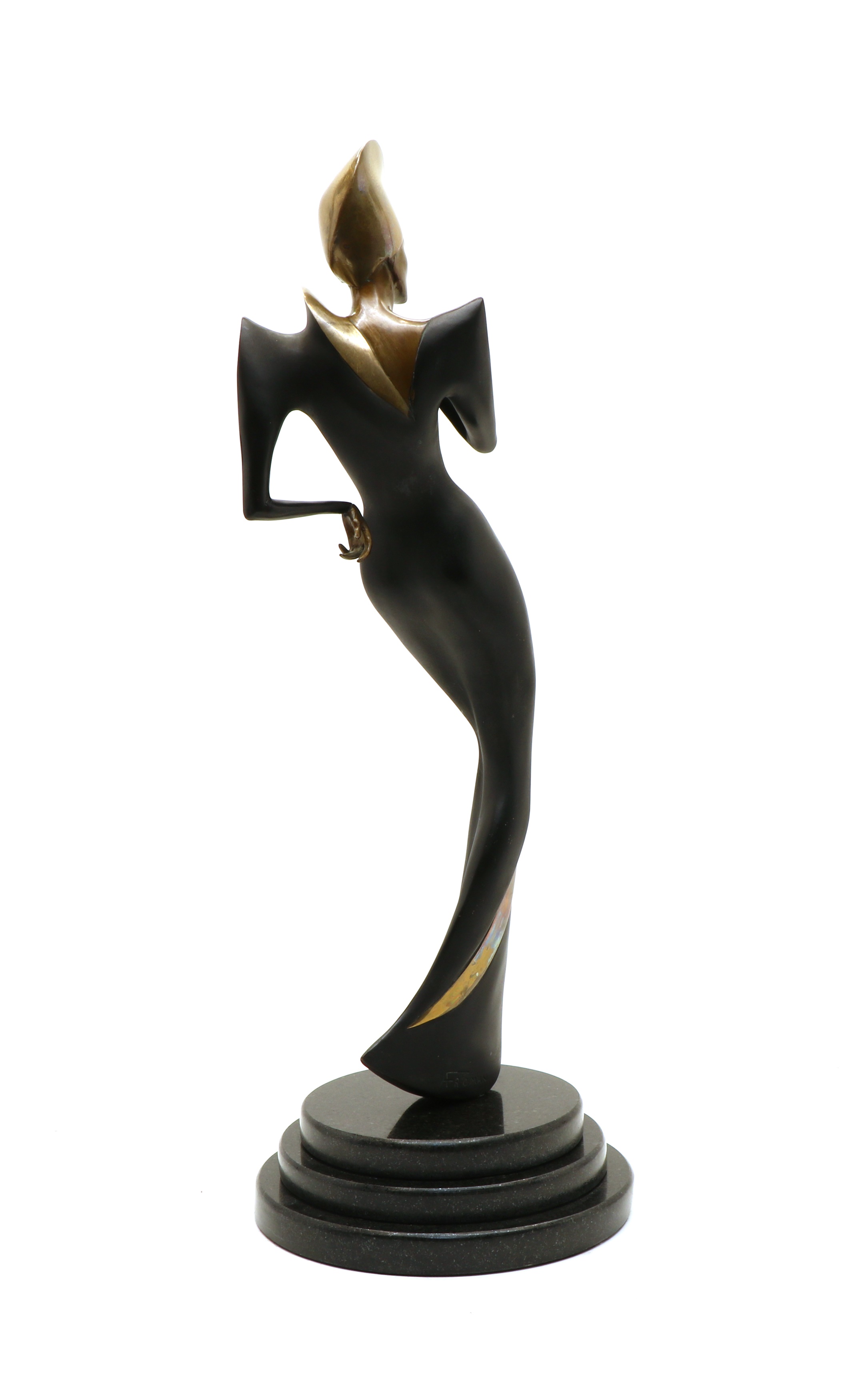 Lot 327 - An Art Deco style bronze figure by Ann
