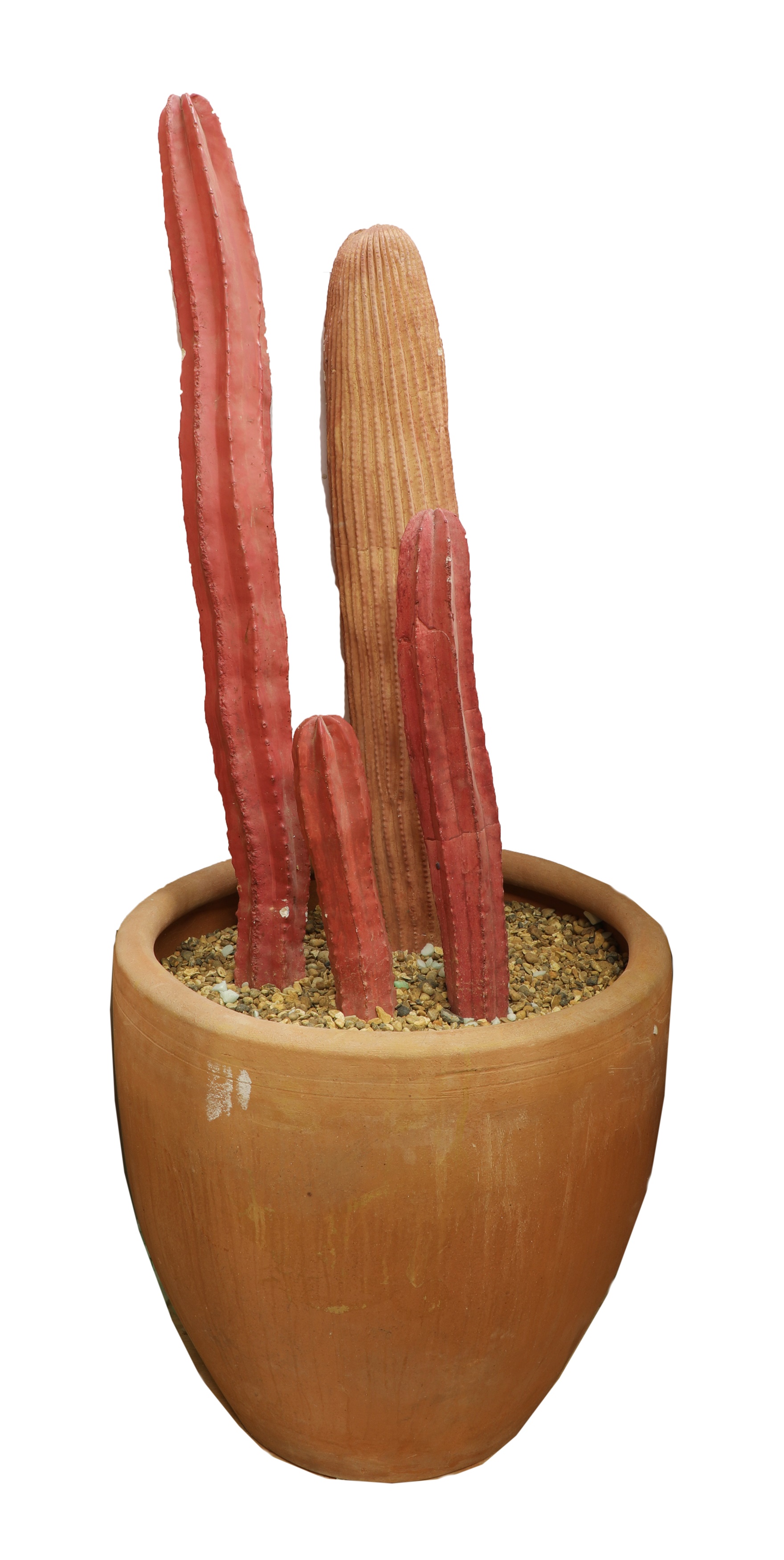 Lot 378 - Two painted cacti displays,
