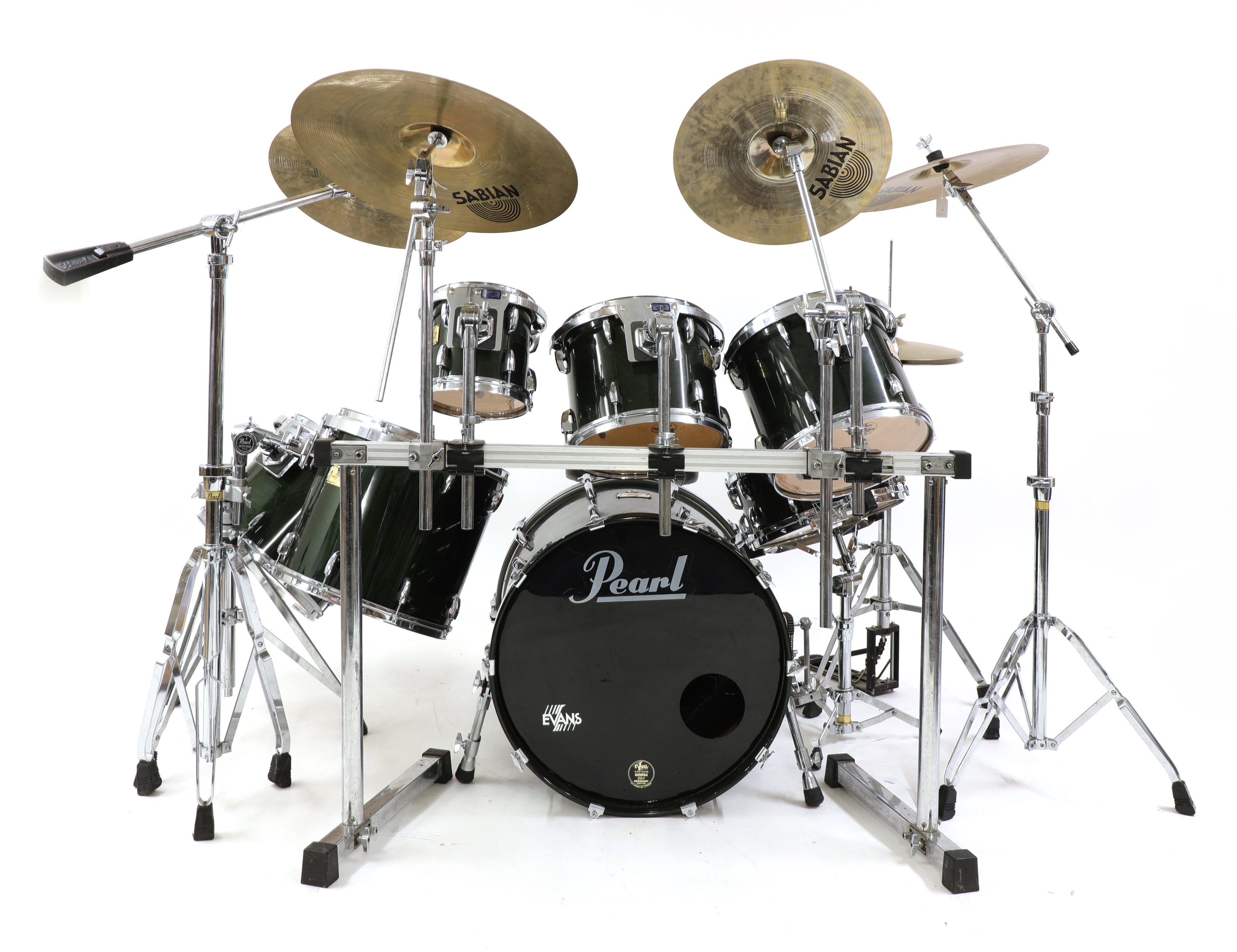 Lot 169 - A Pearl Masters Custom drum kit,