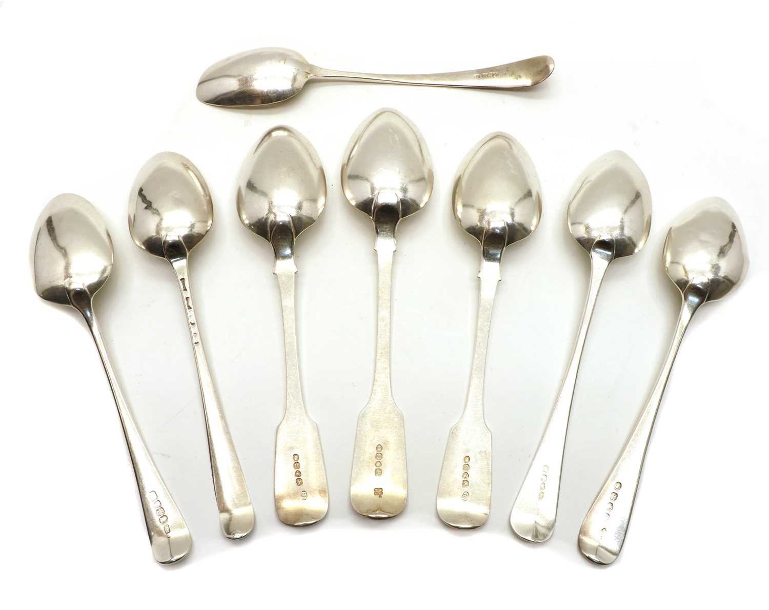 Lot 8 - A collection of five Old English pattern