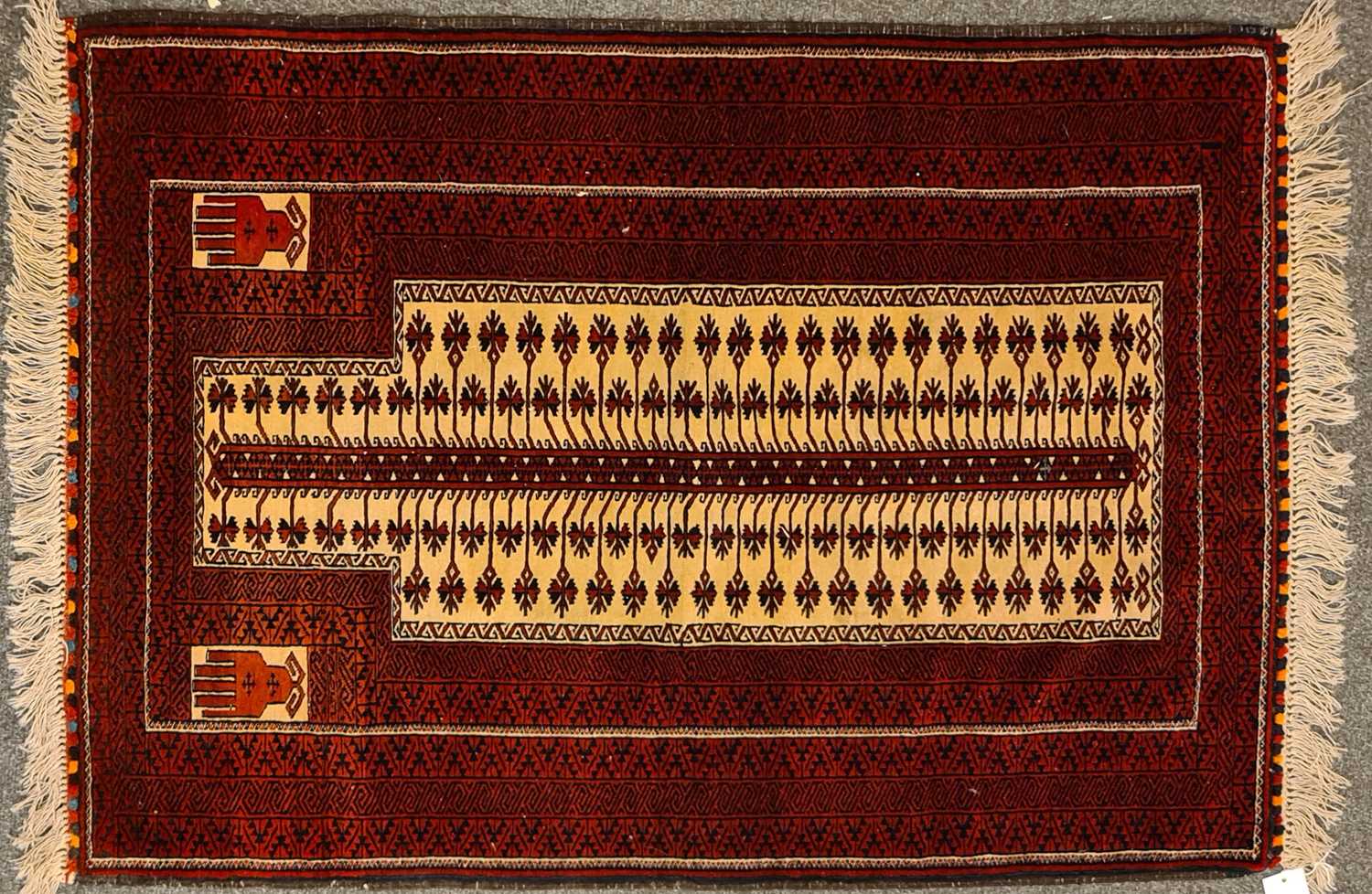 Lot 445 - A Beloch wool rug,