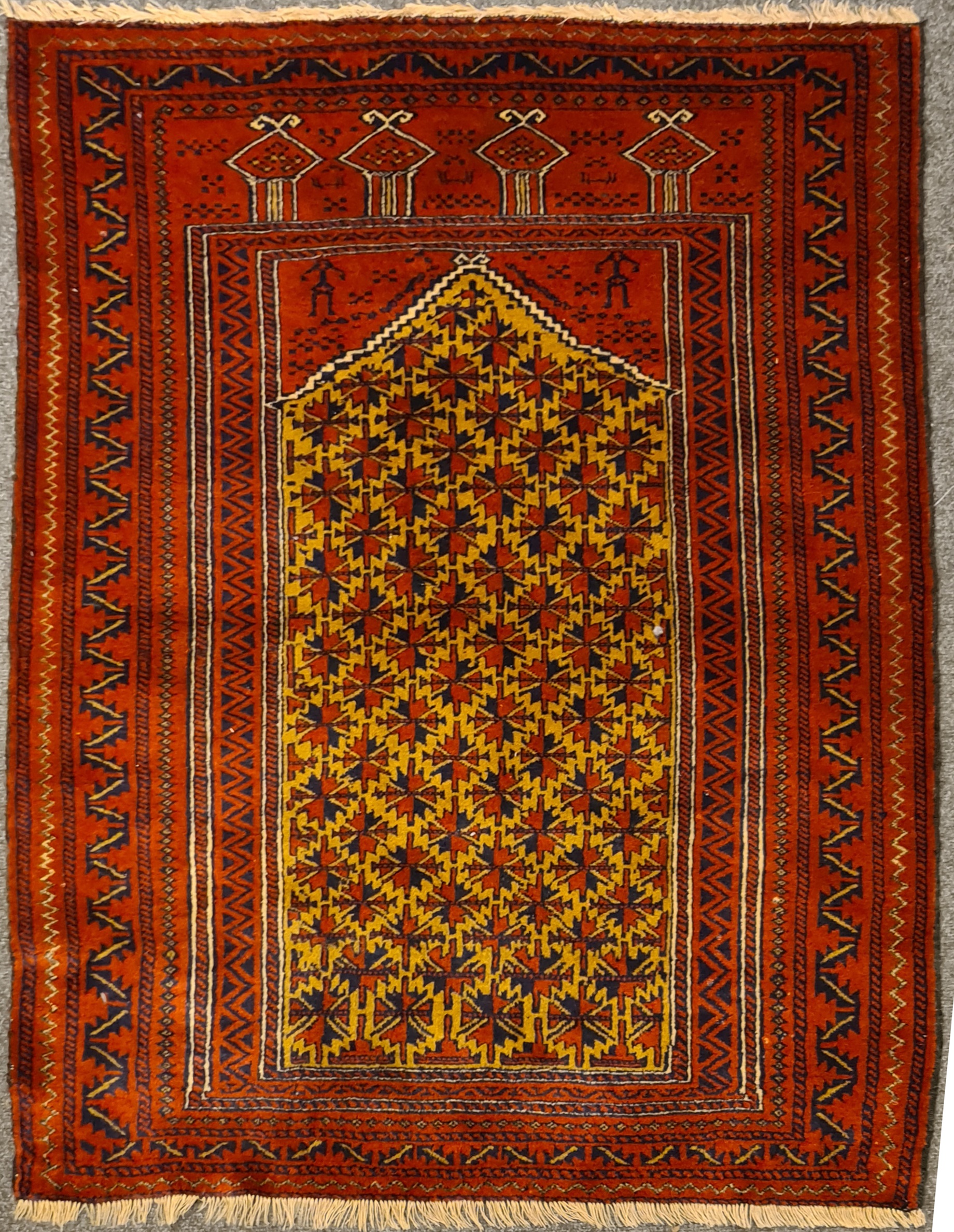 Lot 445 - A Beloch wool rug,