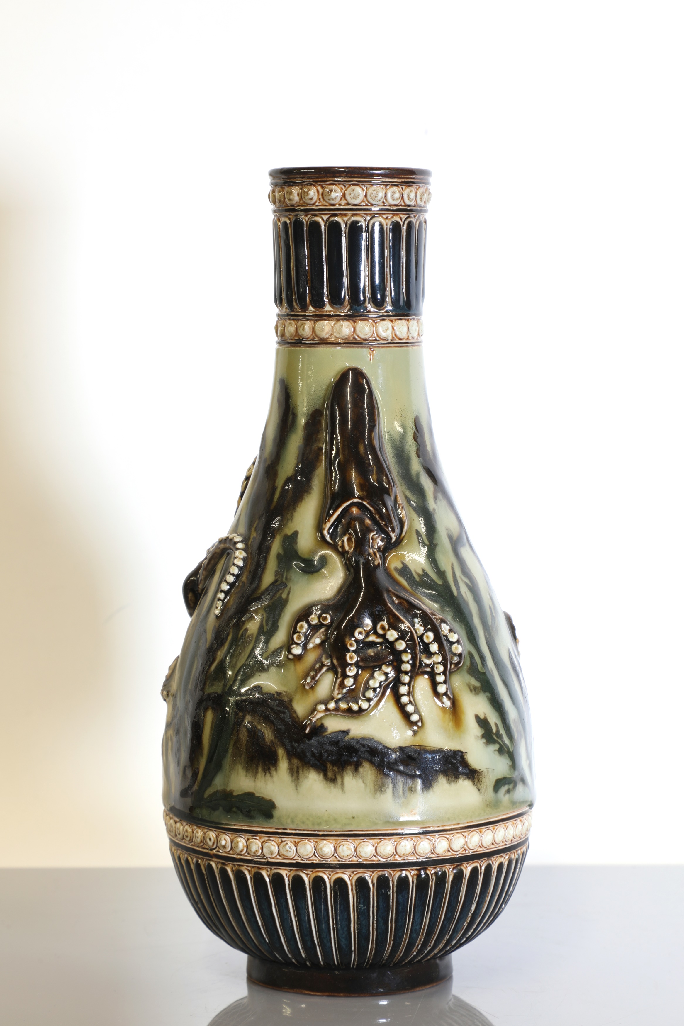 Lot 83 - A Doulton Lambeth stoneware vase,