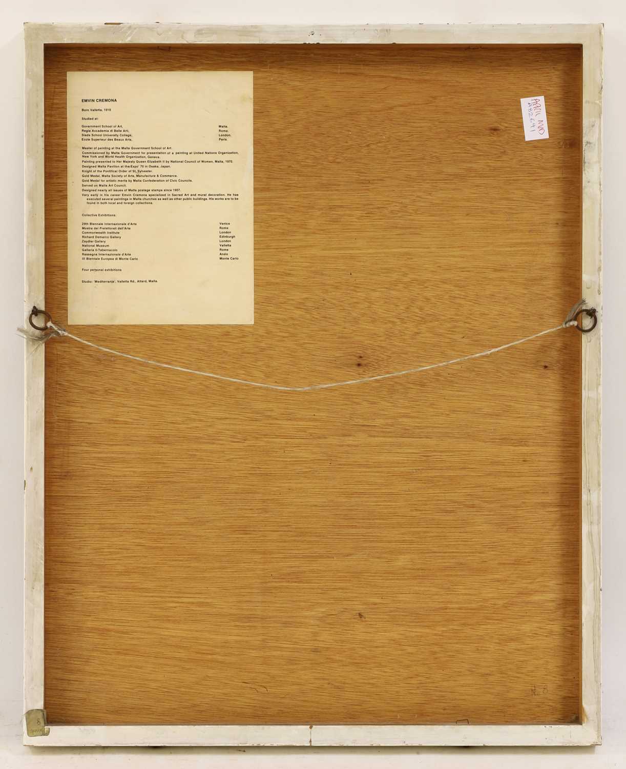 Lot 266 - Emvin Cremona (Maltese, 1919-1987)