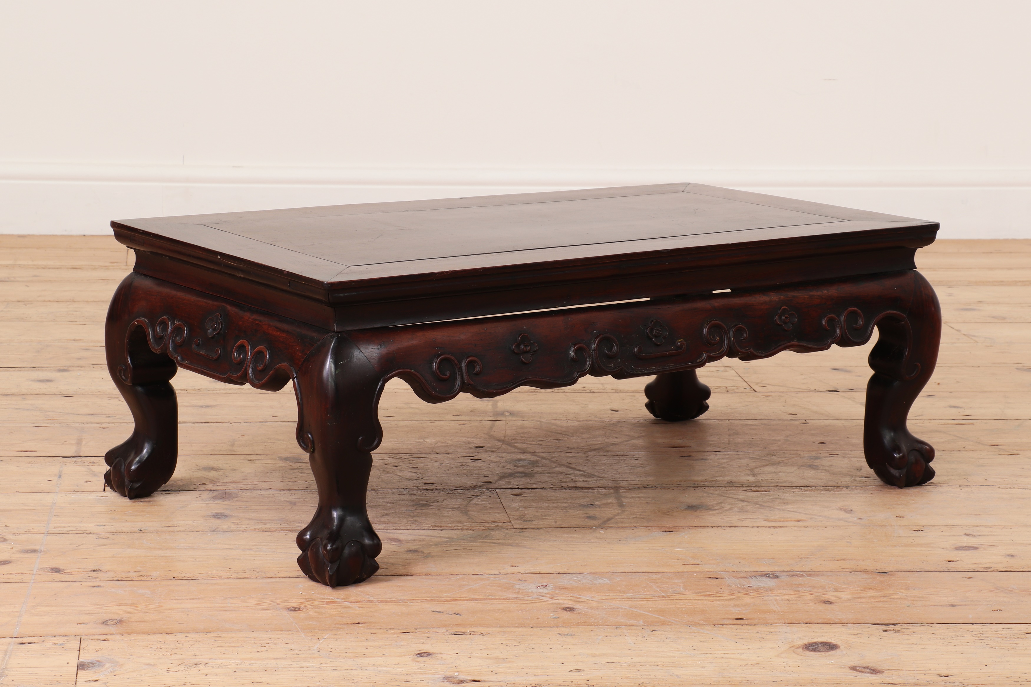 Lot 609 - A low opium table,