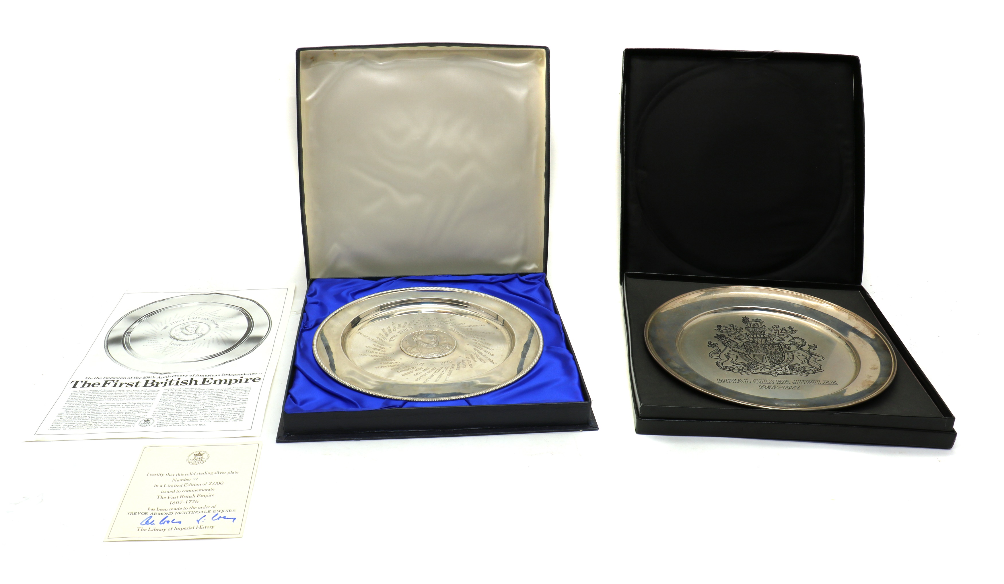 Lot 12 - A silver Library of Imperial History limited
