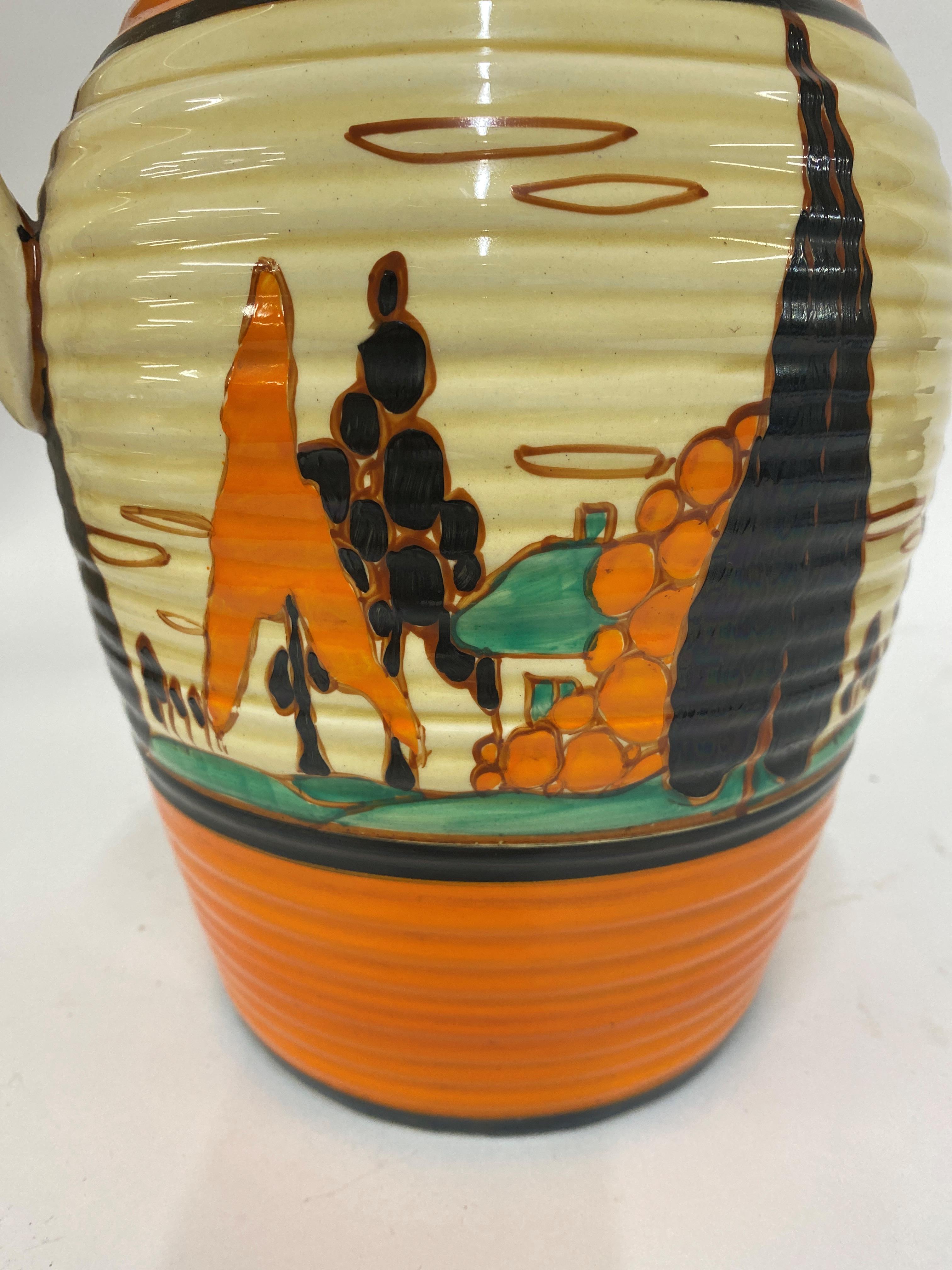Lot 52 - A Clarice Cliff 'Orange Trees and House'