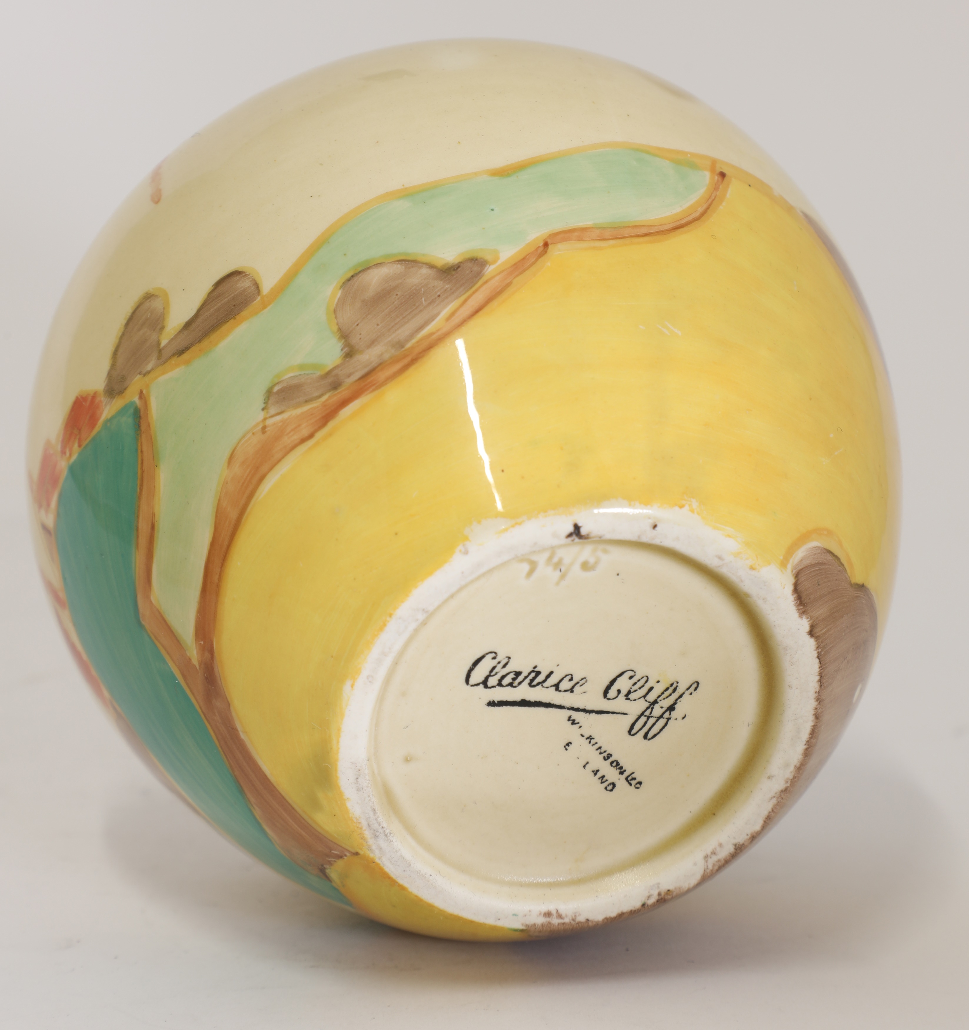 Lot 64 - A Clarice Cliff 'Secrets' vase,