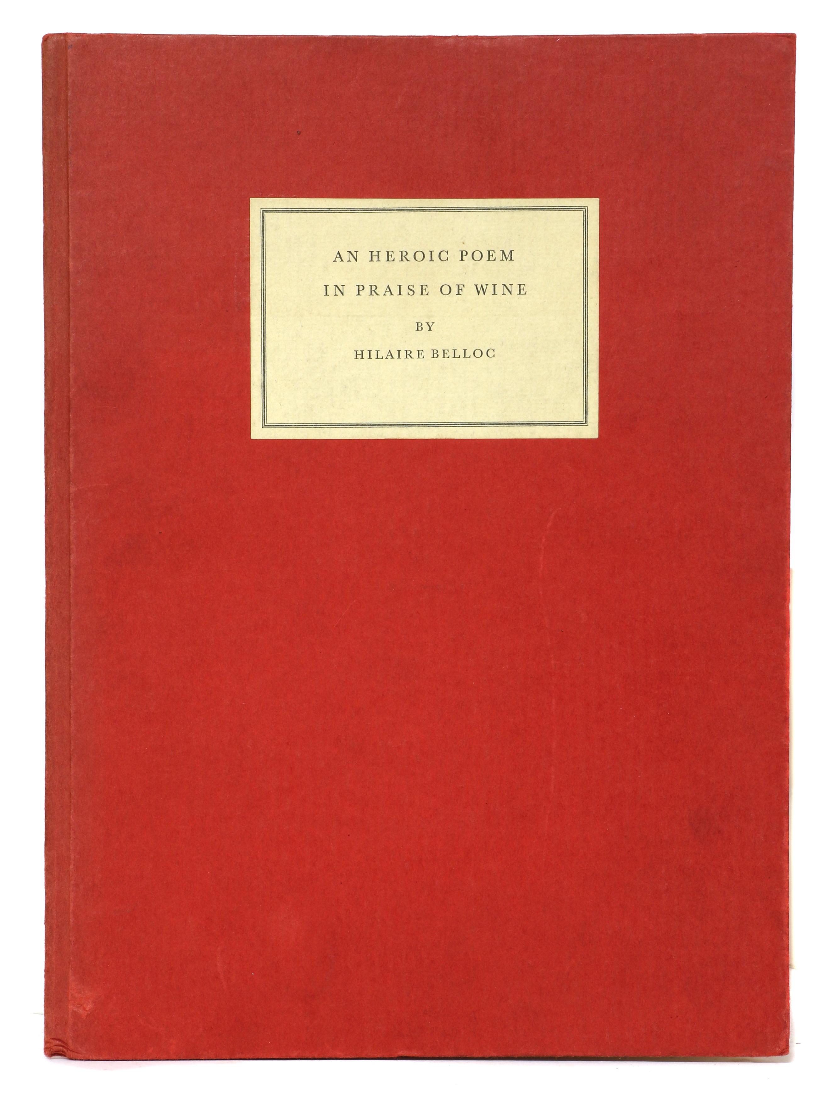 Lot 255 - BELLOC (Hilaire):