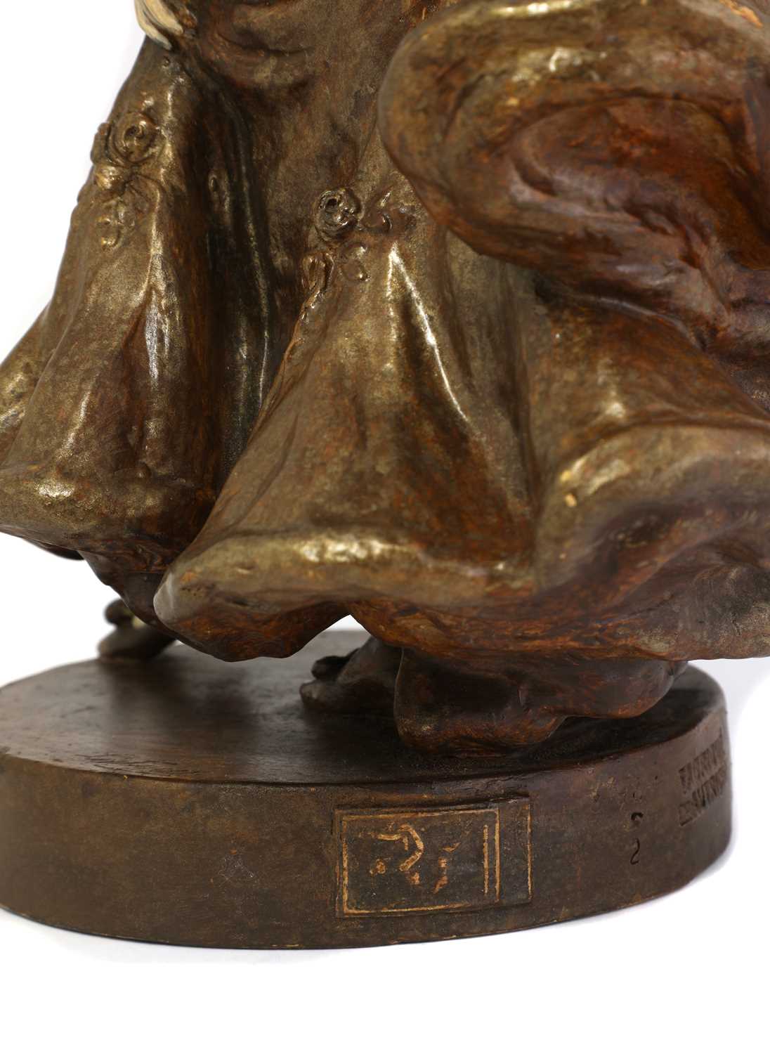 Lot 39 - An Austrian Goldscheider figurine,