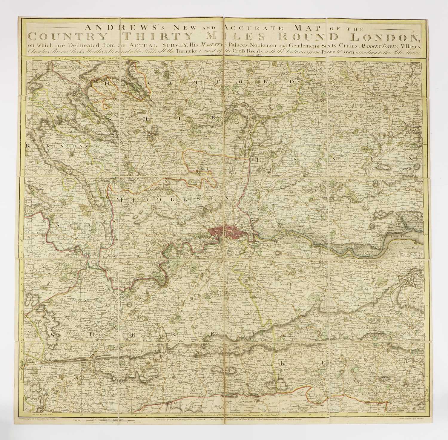 Lot 7 - London Maps: