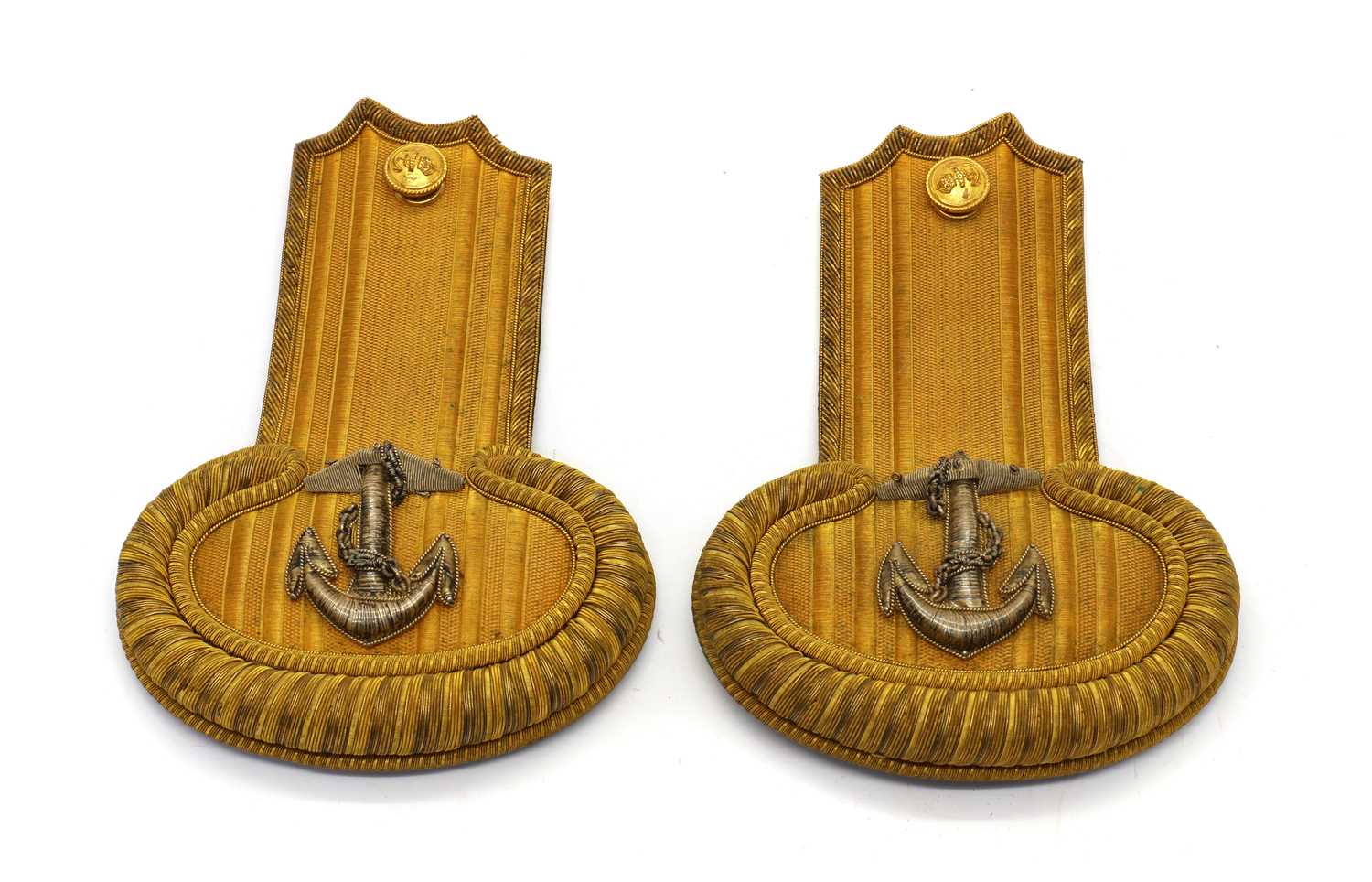 Lot 169 - A pair of naval epaulettes,