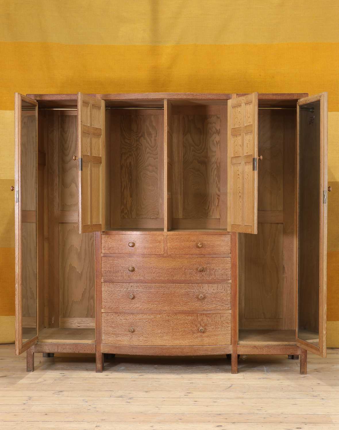 Lot 156 - An Heal's oak wardrobe,