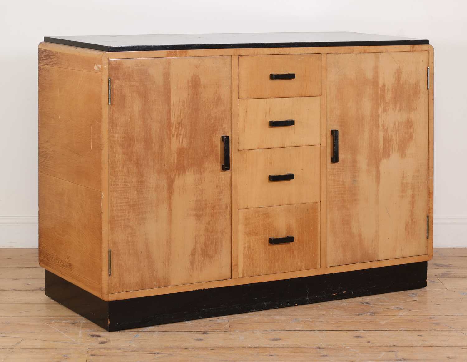 Lot 240 - An Heal's birch side cabinet,