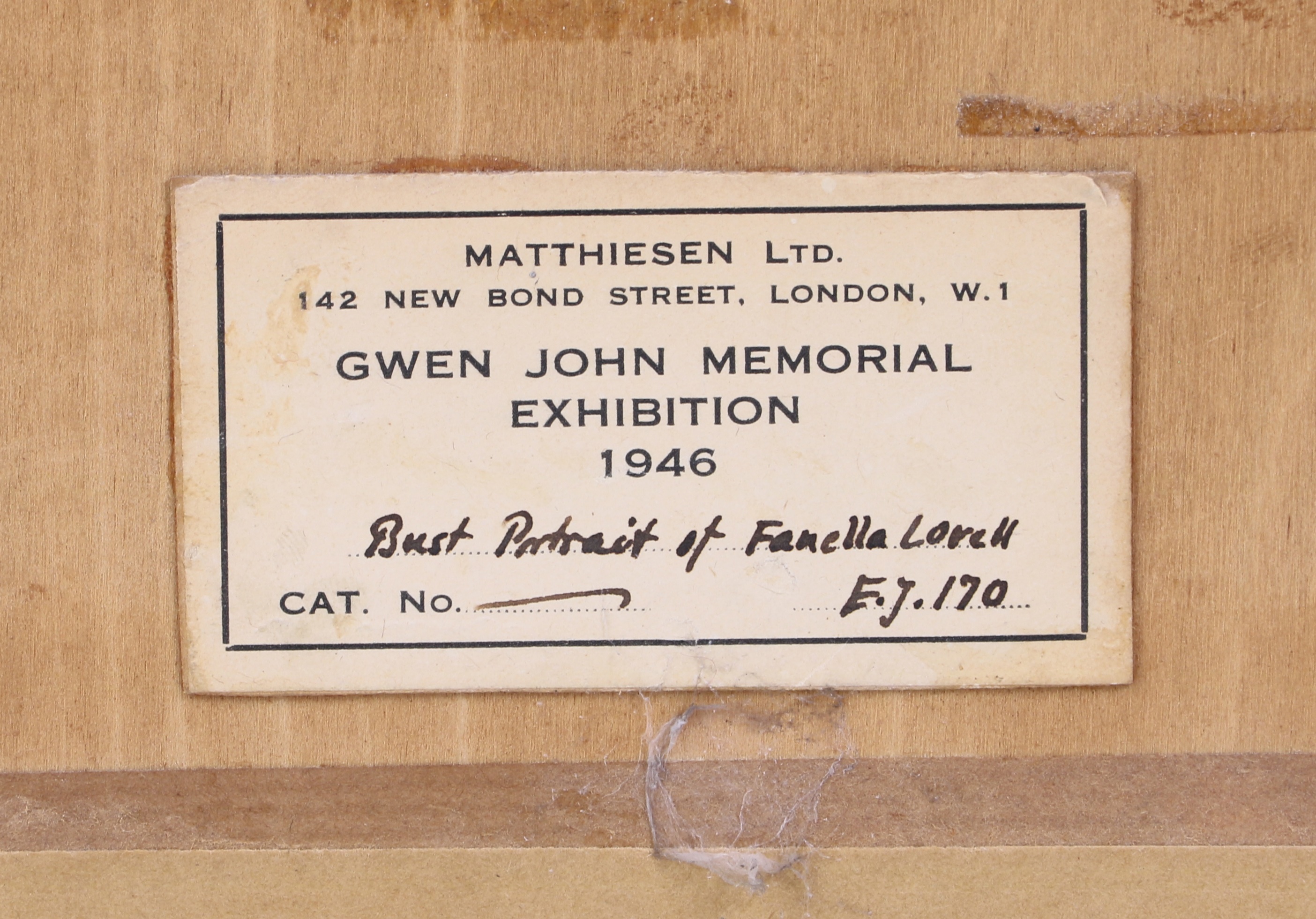 Lot 75 - Gwen John (1876-1939)