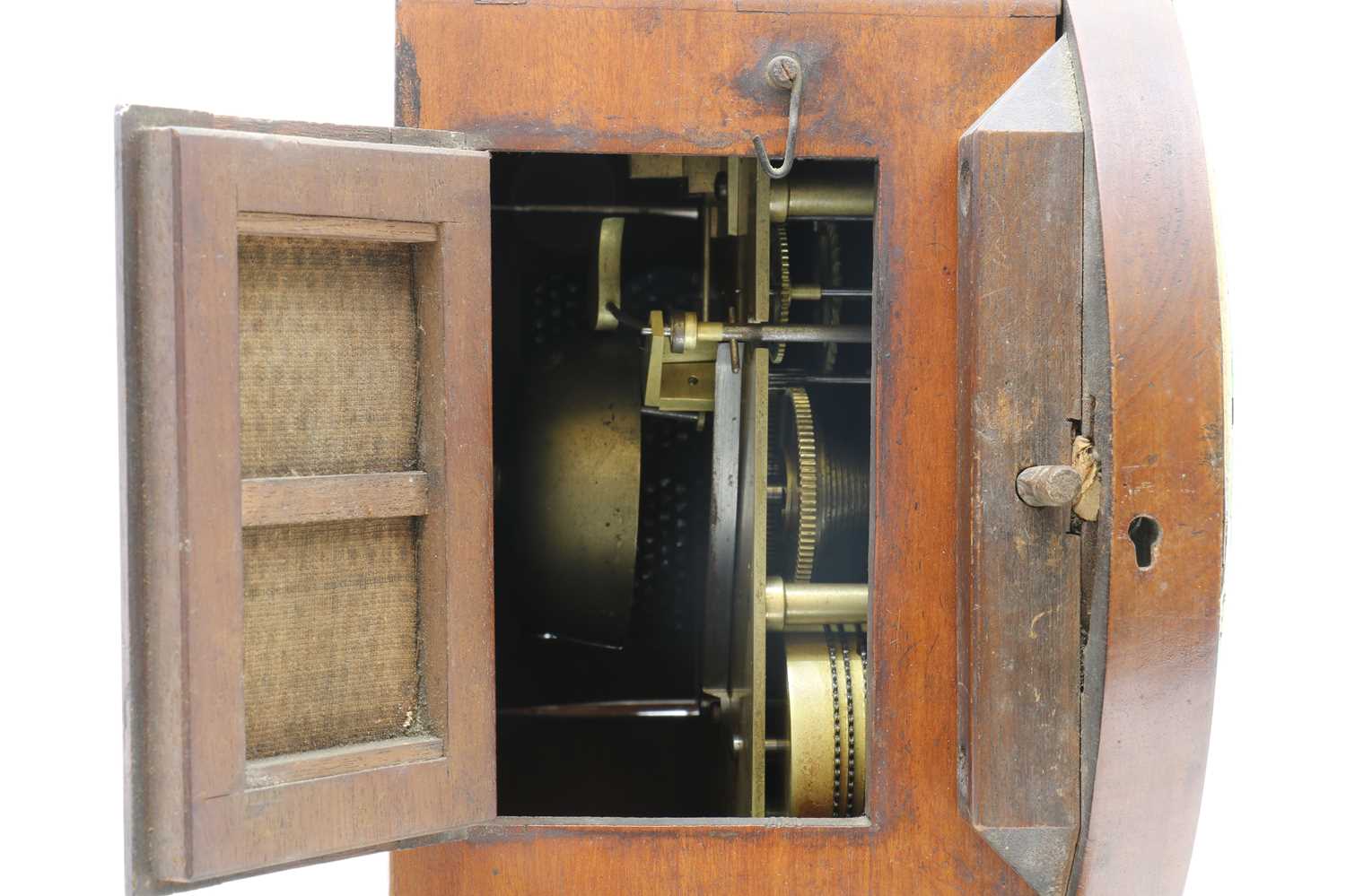 Lot 171 - A small Scottish bracket clock,