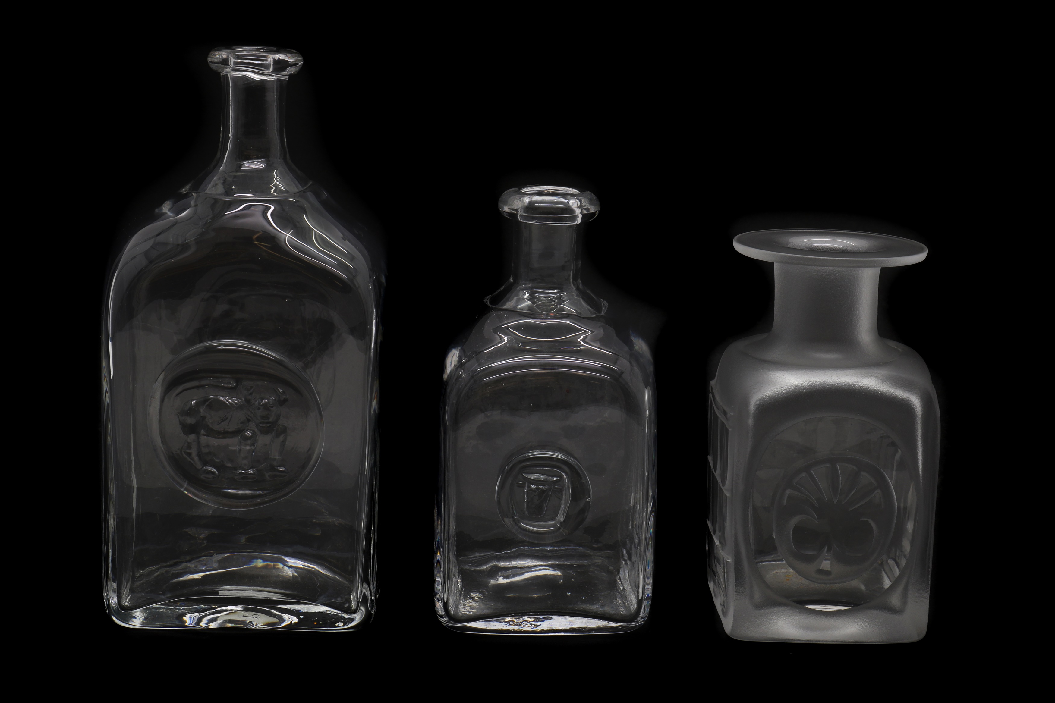 Lot 245 - A Kotsa Boda glass bottle