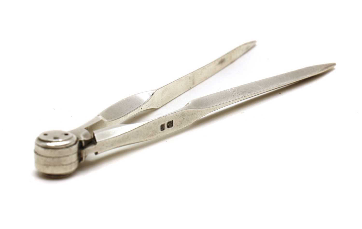 Lot 66 - A pair of George V Masonic silver compasses,