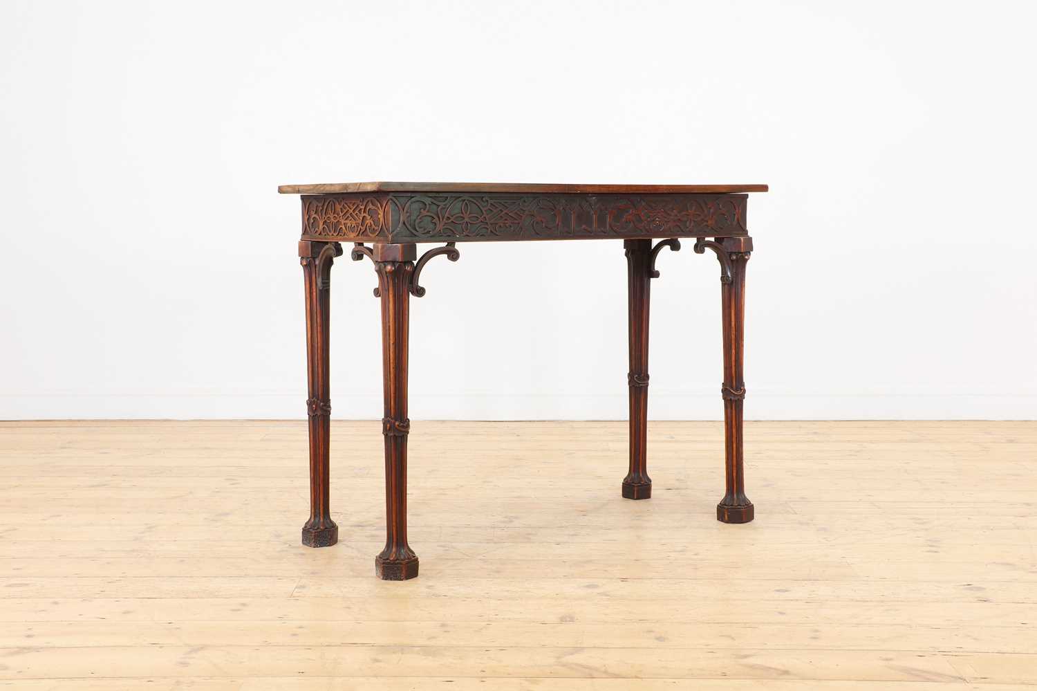 Lot 117 - A George III mahogany side table,