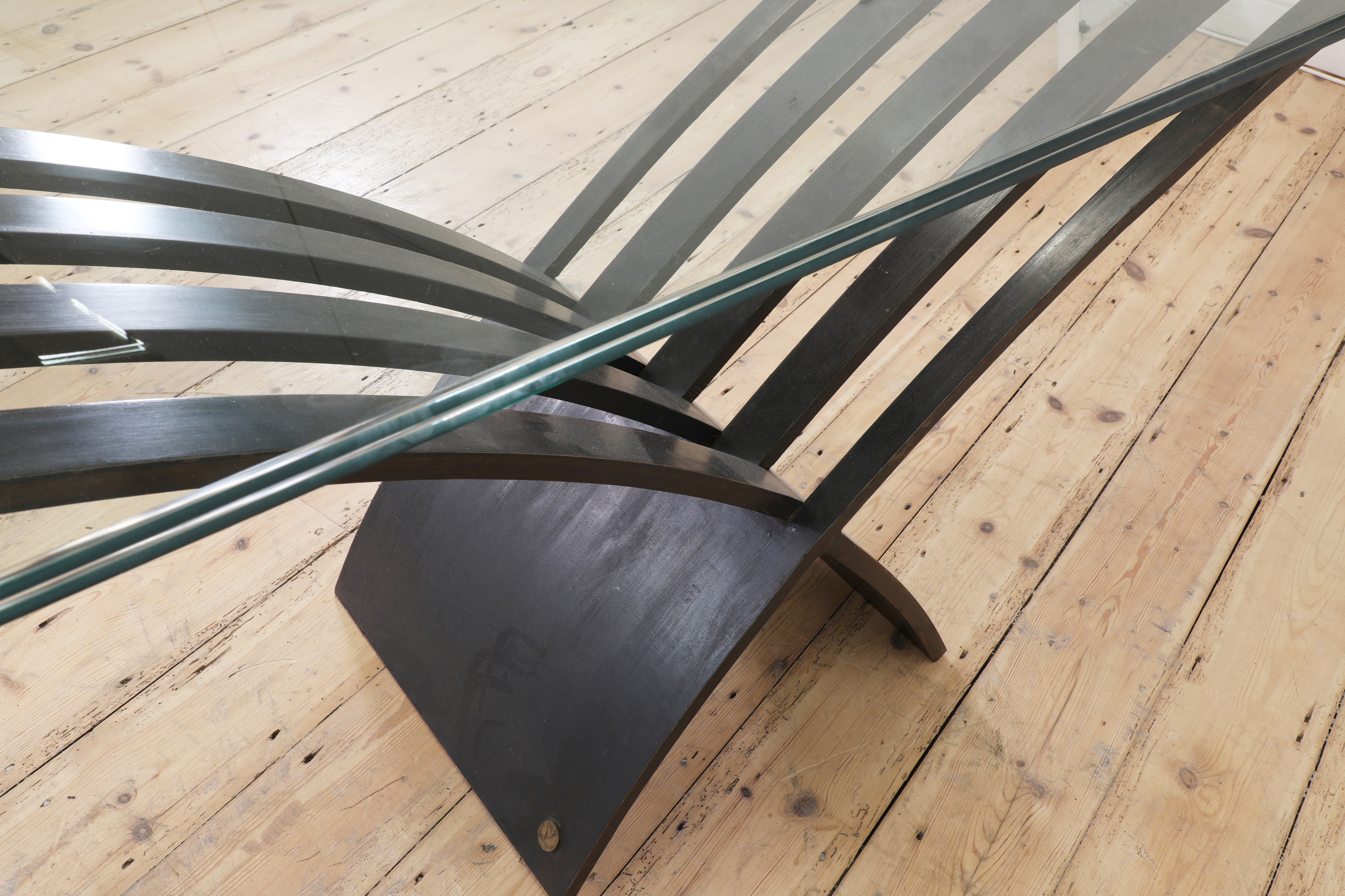 Lot 261 - A Spanish Valenti wrought steel console