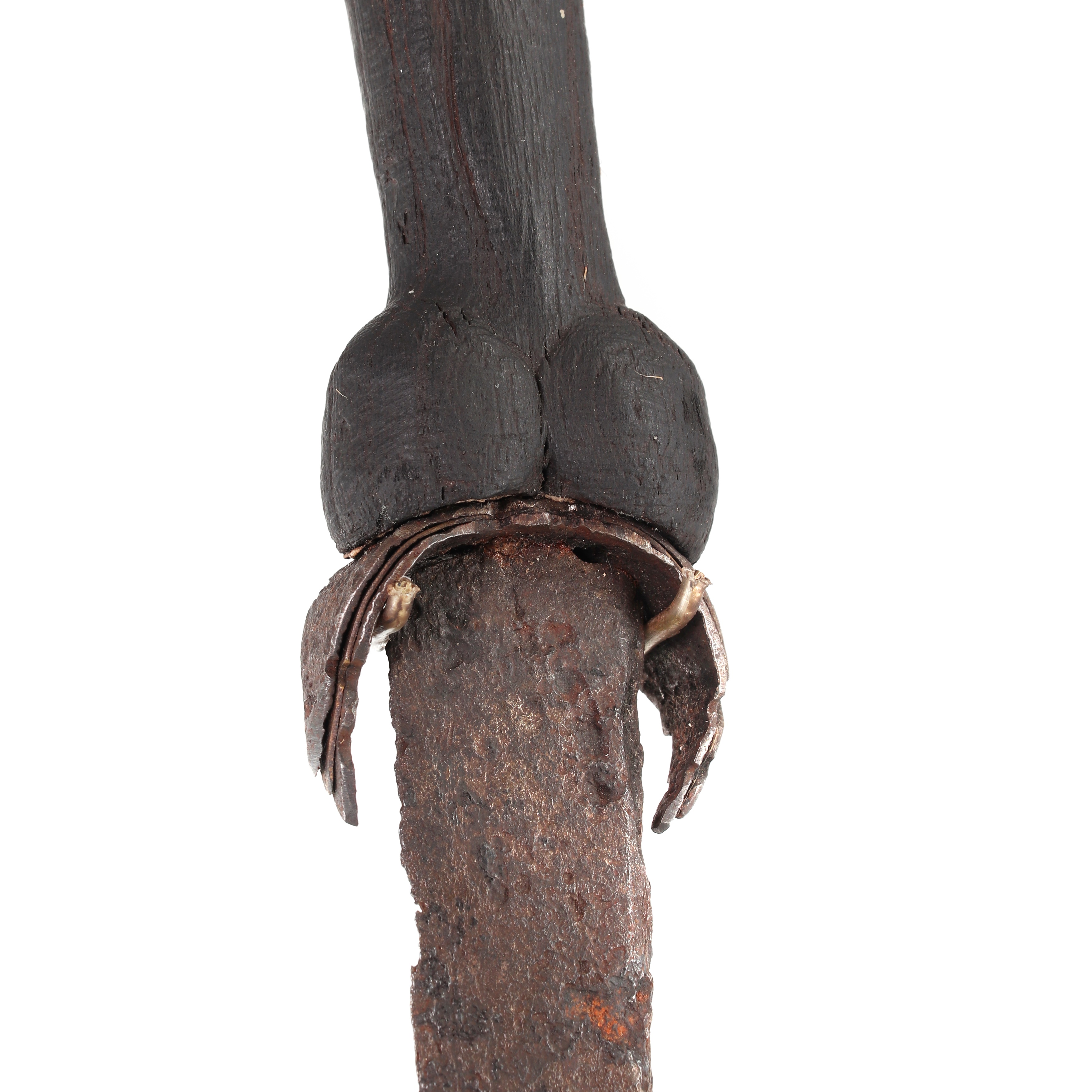 Lot 153 - A medieval 'ballock' dagger,