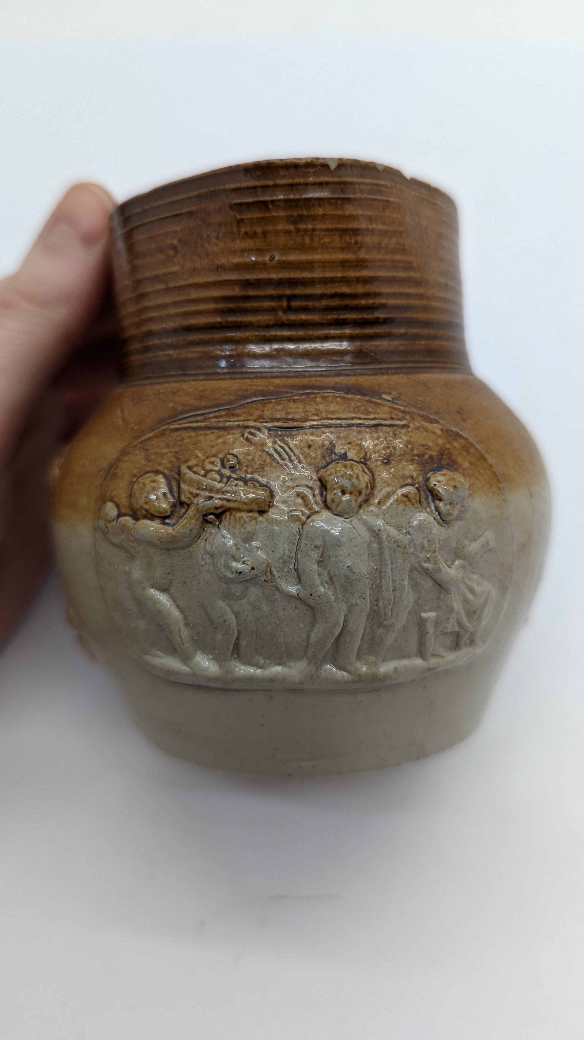 Lot 201 - A C J C Bailey Fulham Pottery stoneware jar