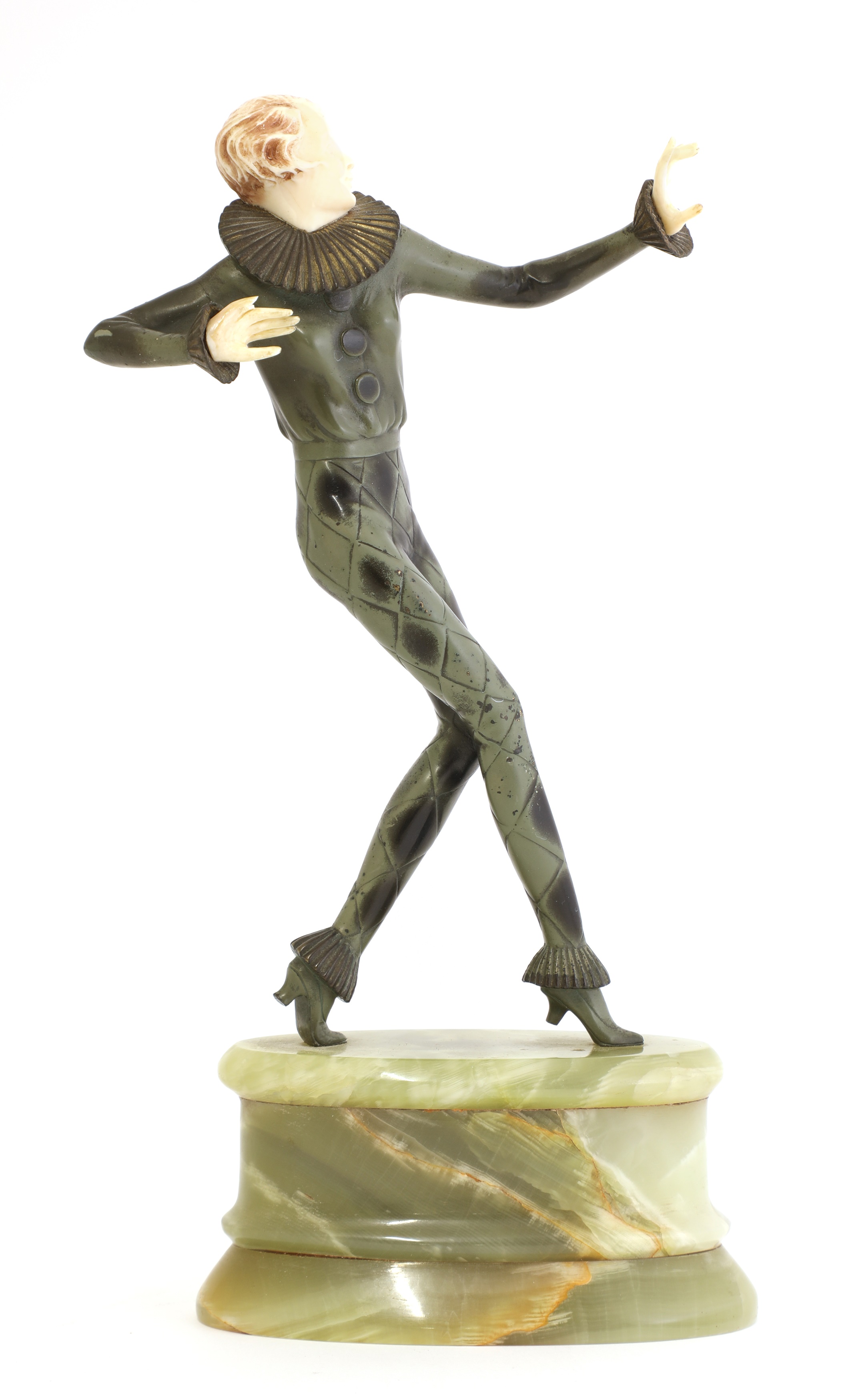 Lot 189 - An Art Deco cold-painted and ivory figure of