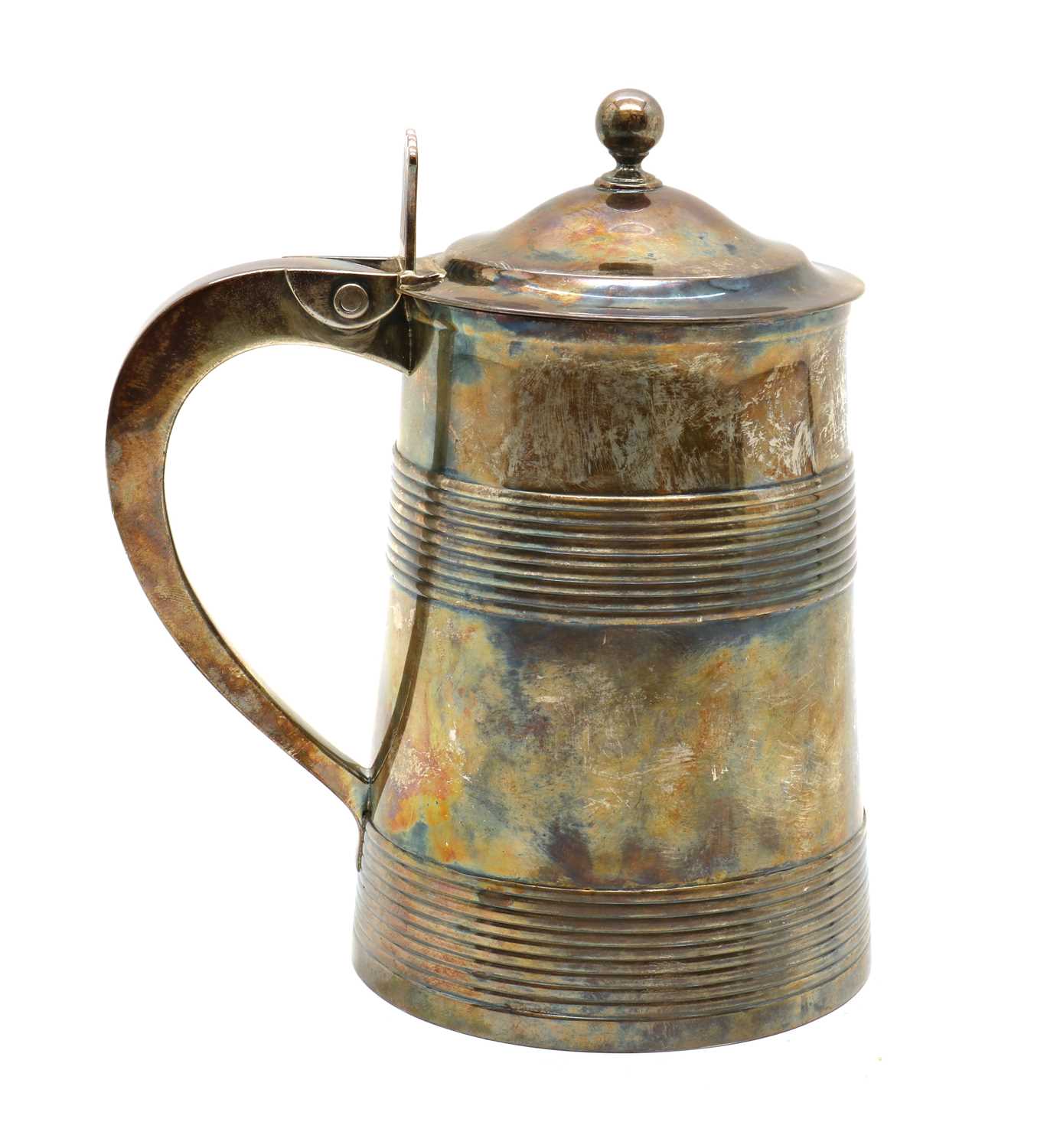 Lot 9 - A George III silver tankard