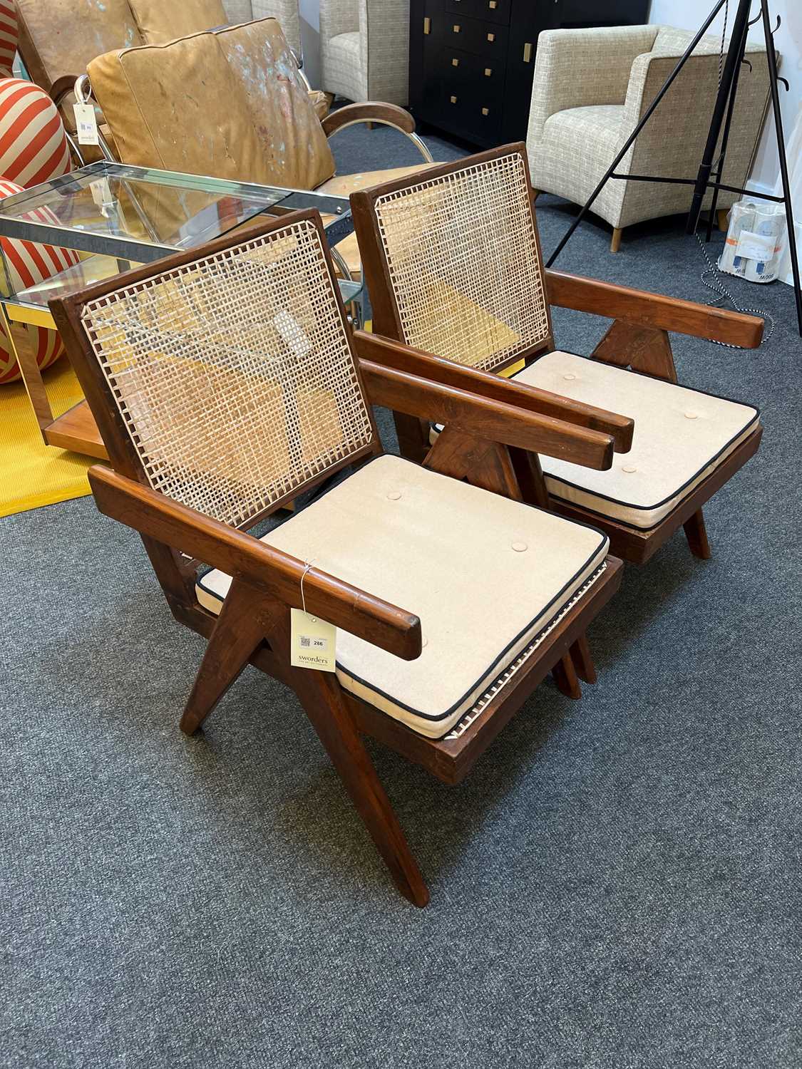 Lot 286 - A pair of 'Low Easy Chair' armchairs,