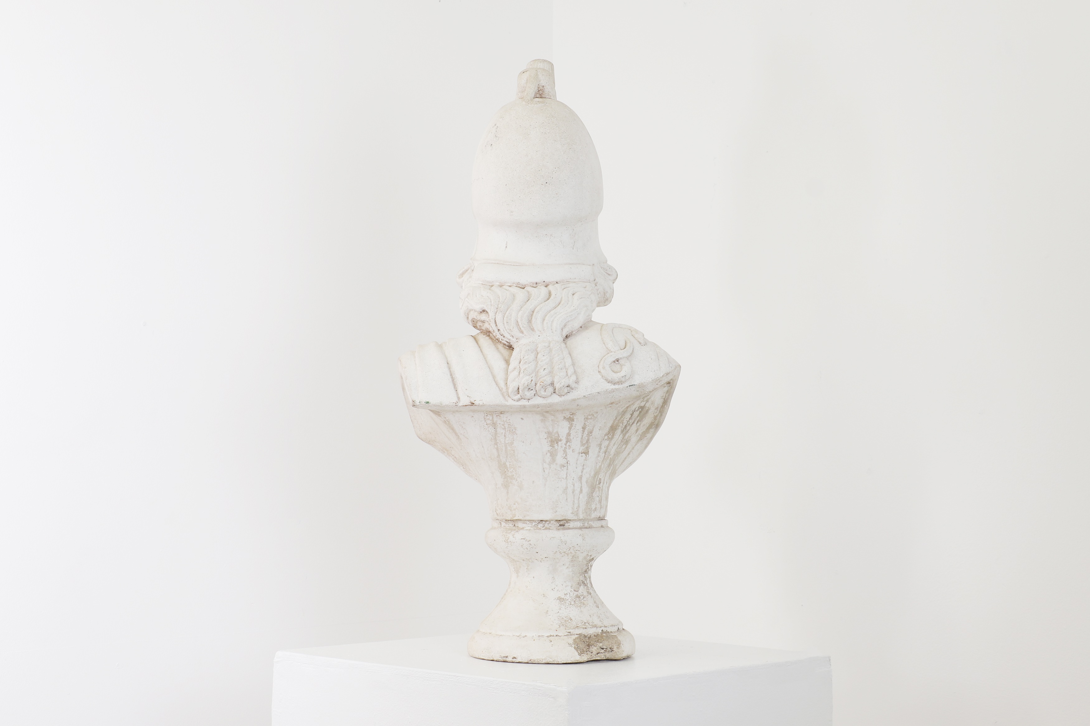 Lot 25 - A plaster bust of Minerva,