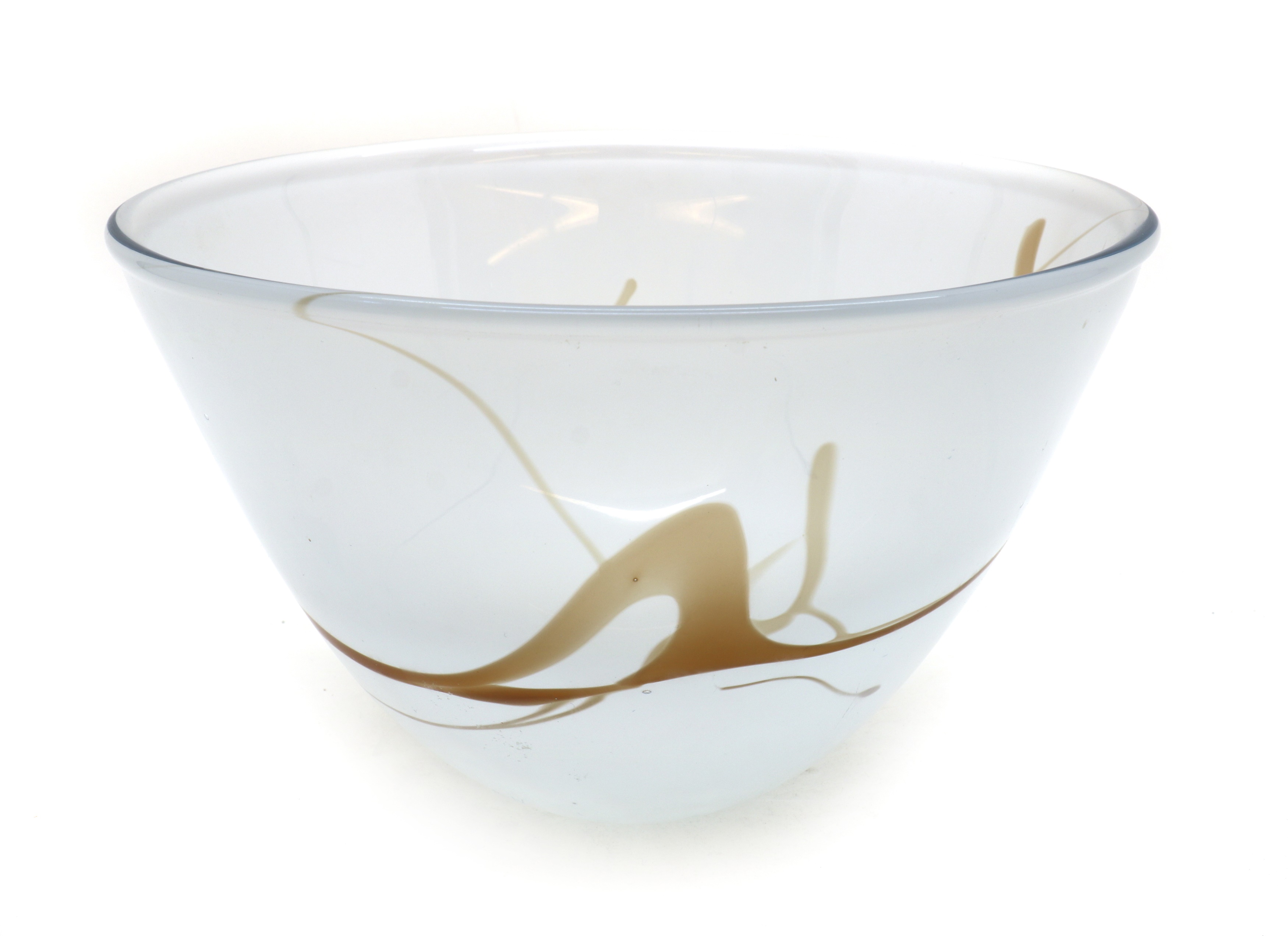 Lot 170 - A Dutch studio glass bowl