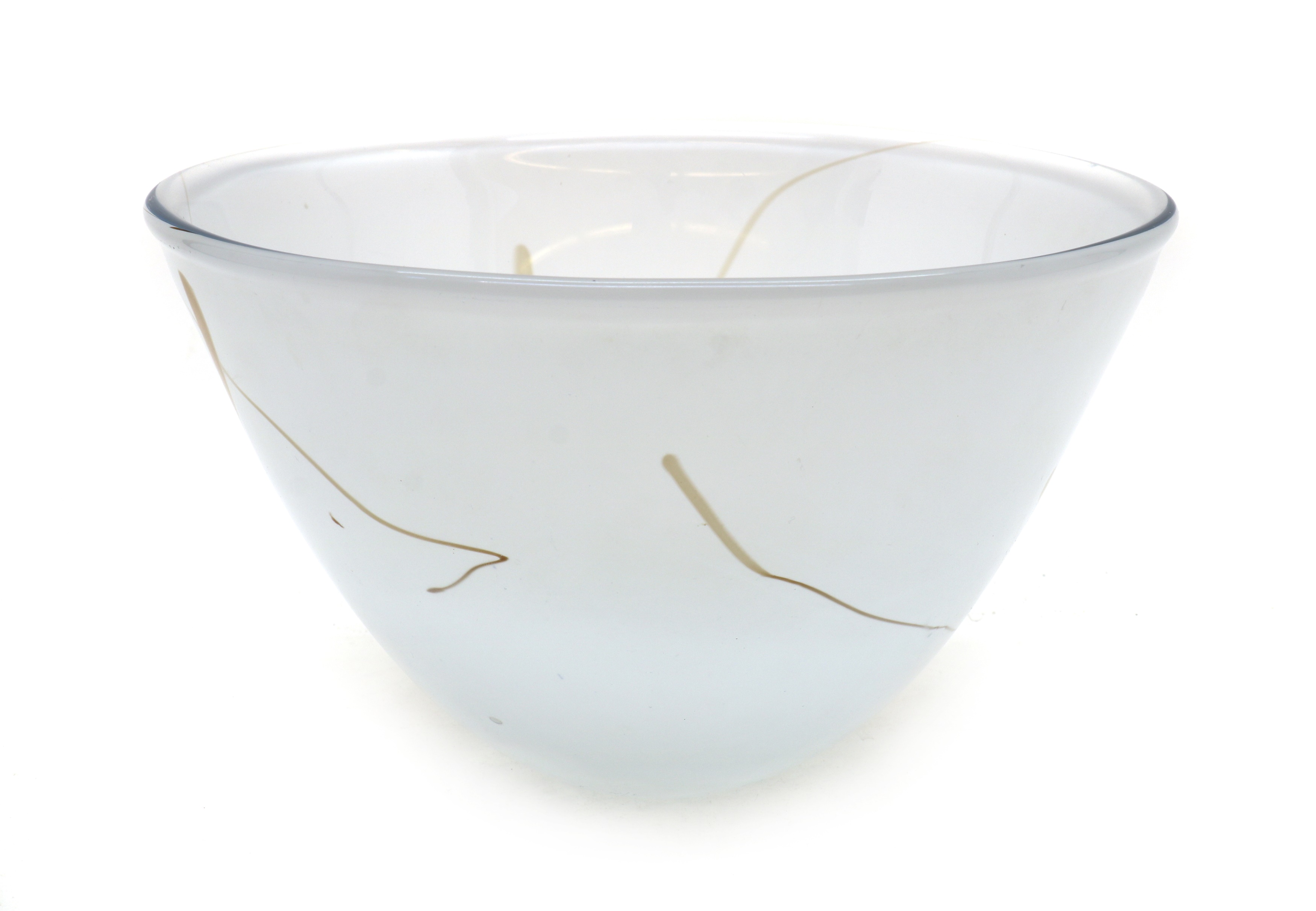 Lot 170 - A Dutch studio glass bowl