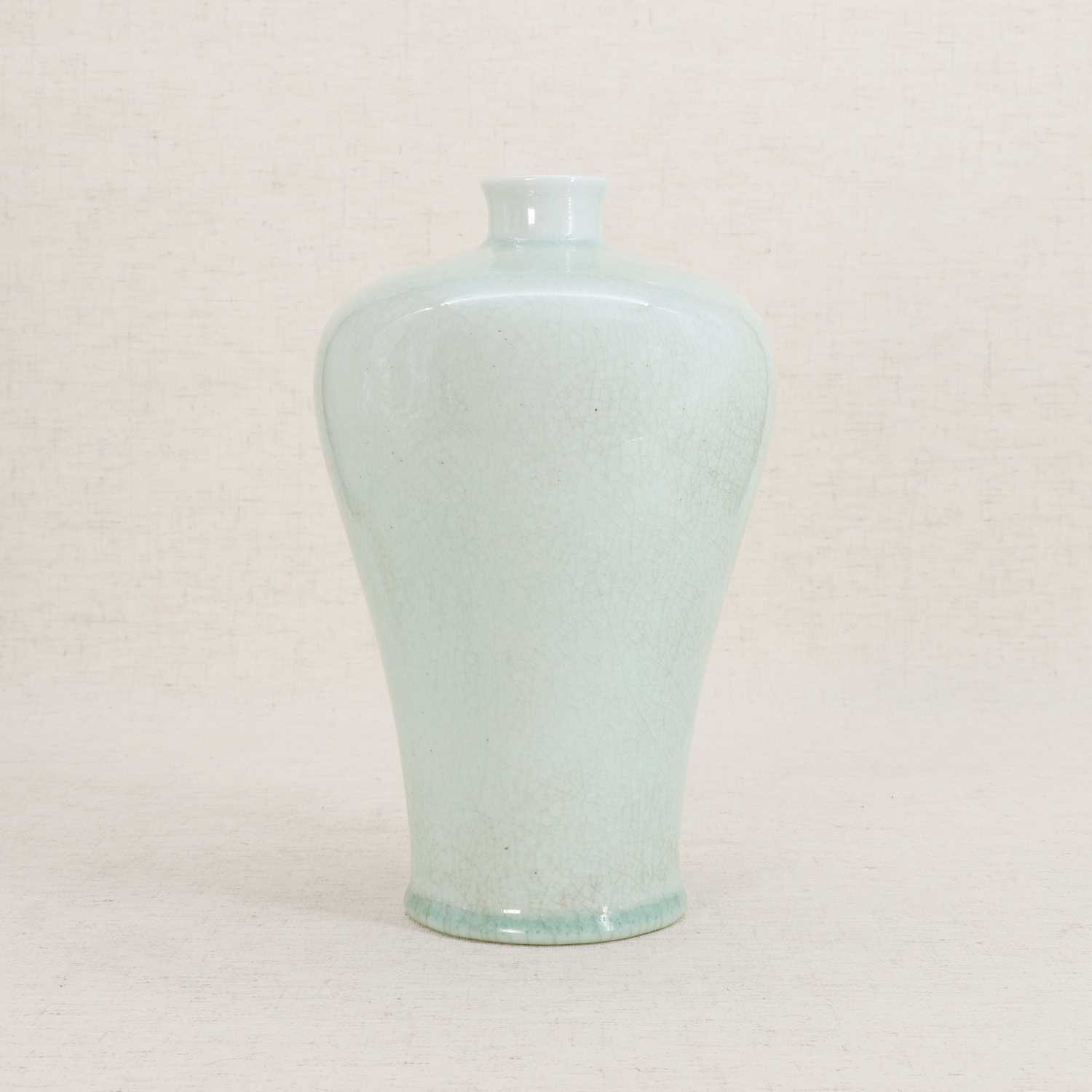 Lot 68 - A Chinese qingbai meiping vase,